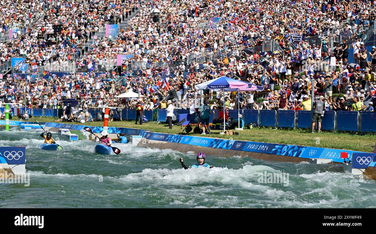 Paris, France. 05th Aug, 2024. Paris 2024 Olympic Games. Kayak Cross ...