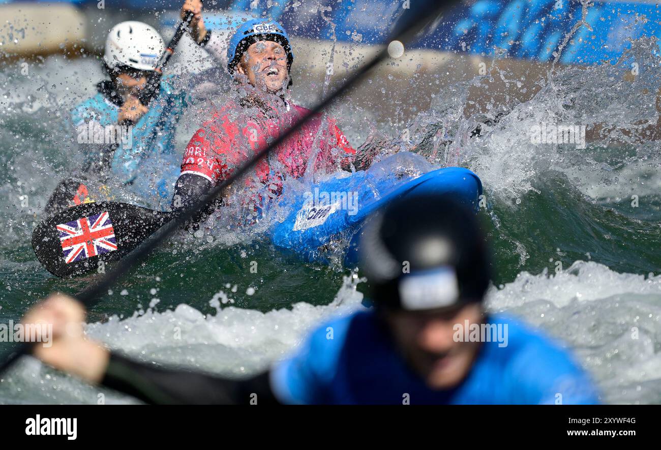 Paris, France. 05th Aug, 2024. Paris 2024 Olympic Games. Kayak Cross ...
