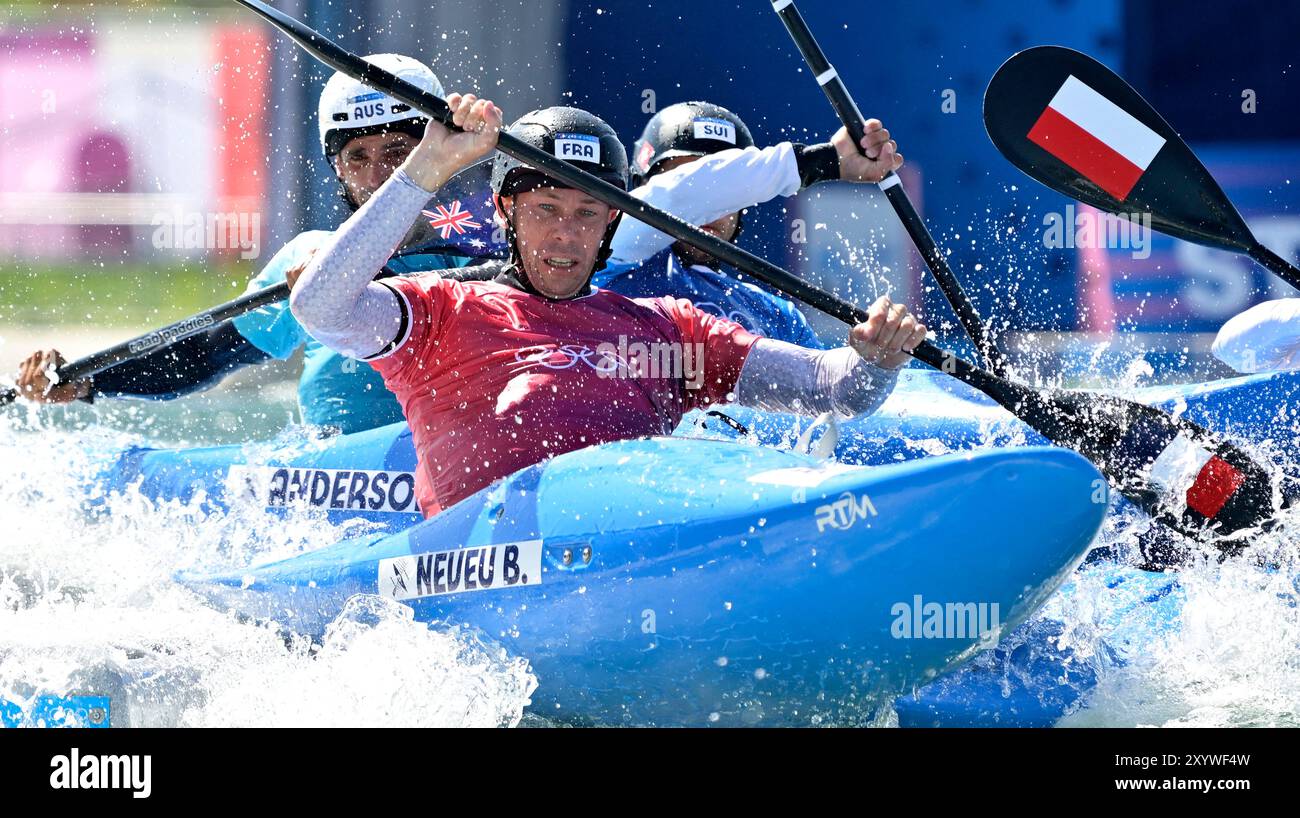 Paris, France. 05th Aug, 2024. Paris 2024 Olympic Games. Kayak Cross ...