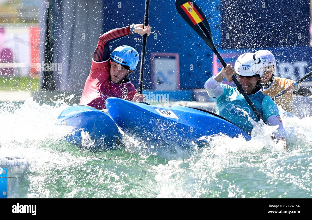 Paris, France. 05th Aug, 2024. Paris 2024 Olympic Games. Kayak Cross ...