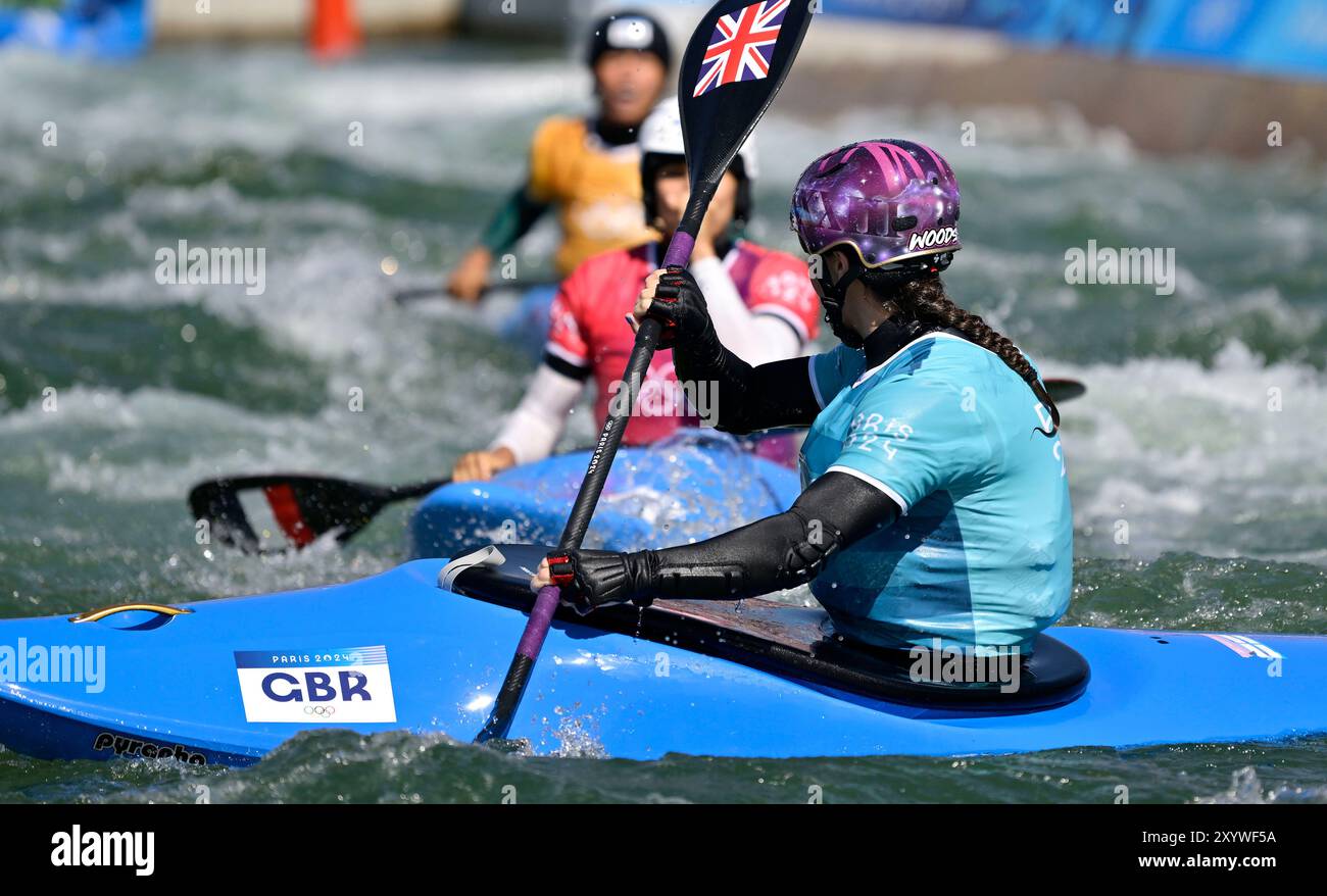 Paris, France. 05th Aug, 2024. Paris 2024 Olympic Games. Kayak Cross ...