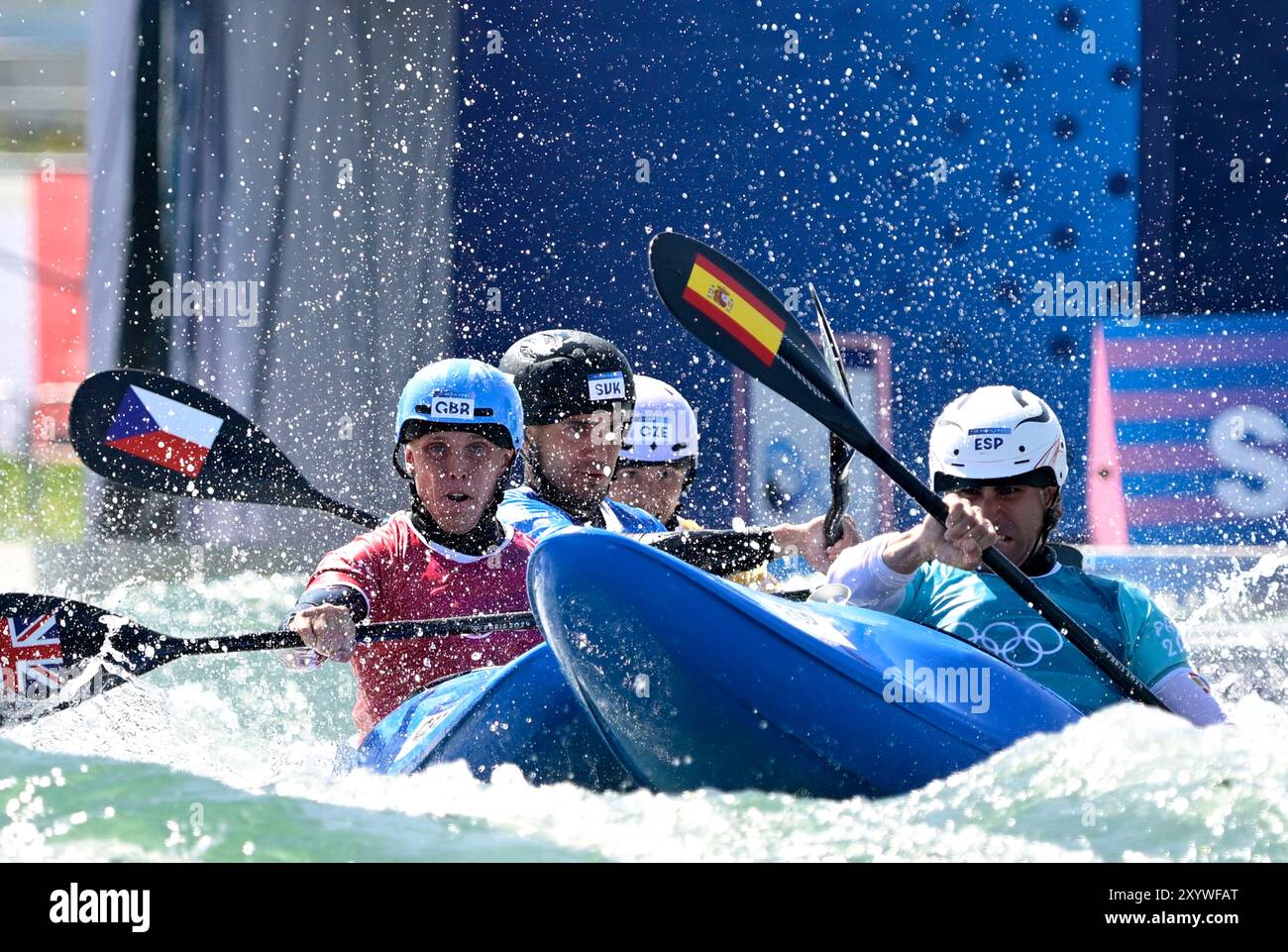 Paris, France. 05th Aug, 2024. Paris 2024 Olympic Games. Kayak Cross ...