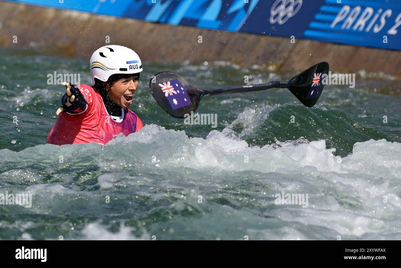 Paris, France. 05th Aug, 2024. Paris 2024 Olympic Games. Kayak Cross ...