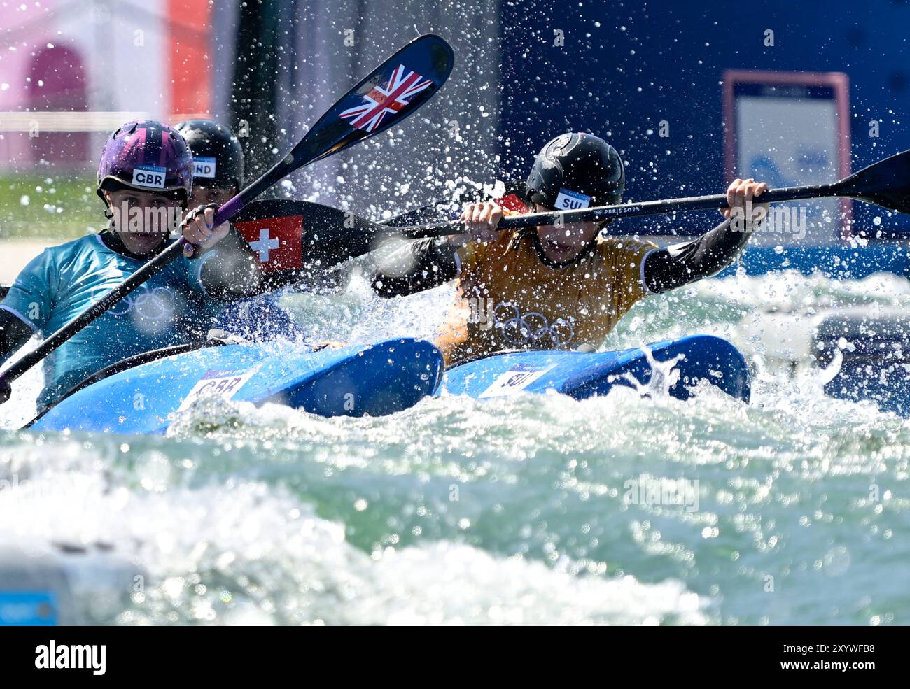 Paris, France. 05th Aug, 2024. Paris 2024 Olympic Games. Kayak Cross ...