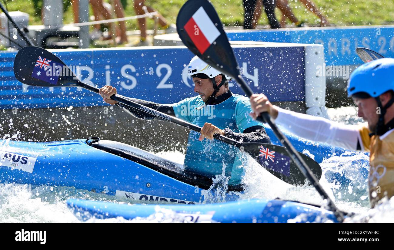 Paris, France. 05th Aug, 2024. Paris 2024 Olympic Games. Kayak Cross ...