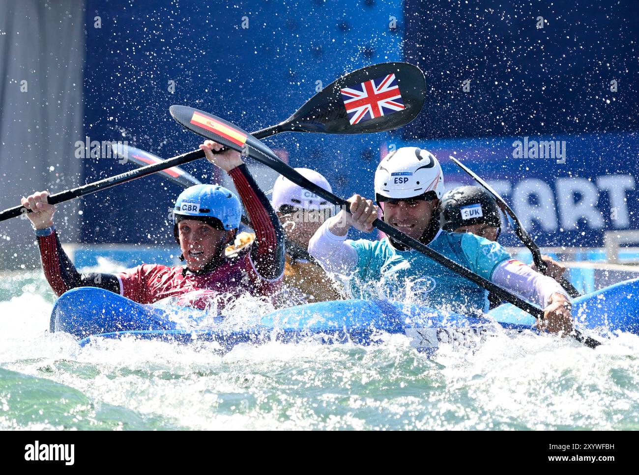 Paris, France. 05th Aug, 2024. Paris 2024 Olympic Games. Kayak Cross ...