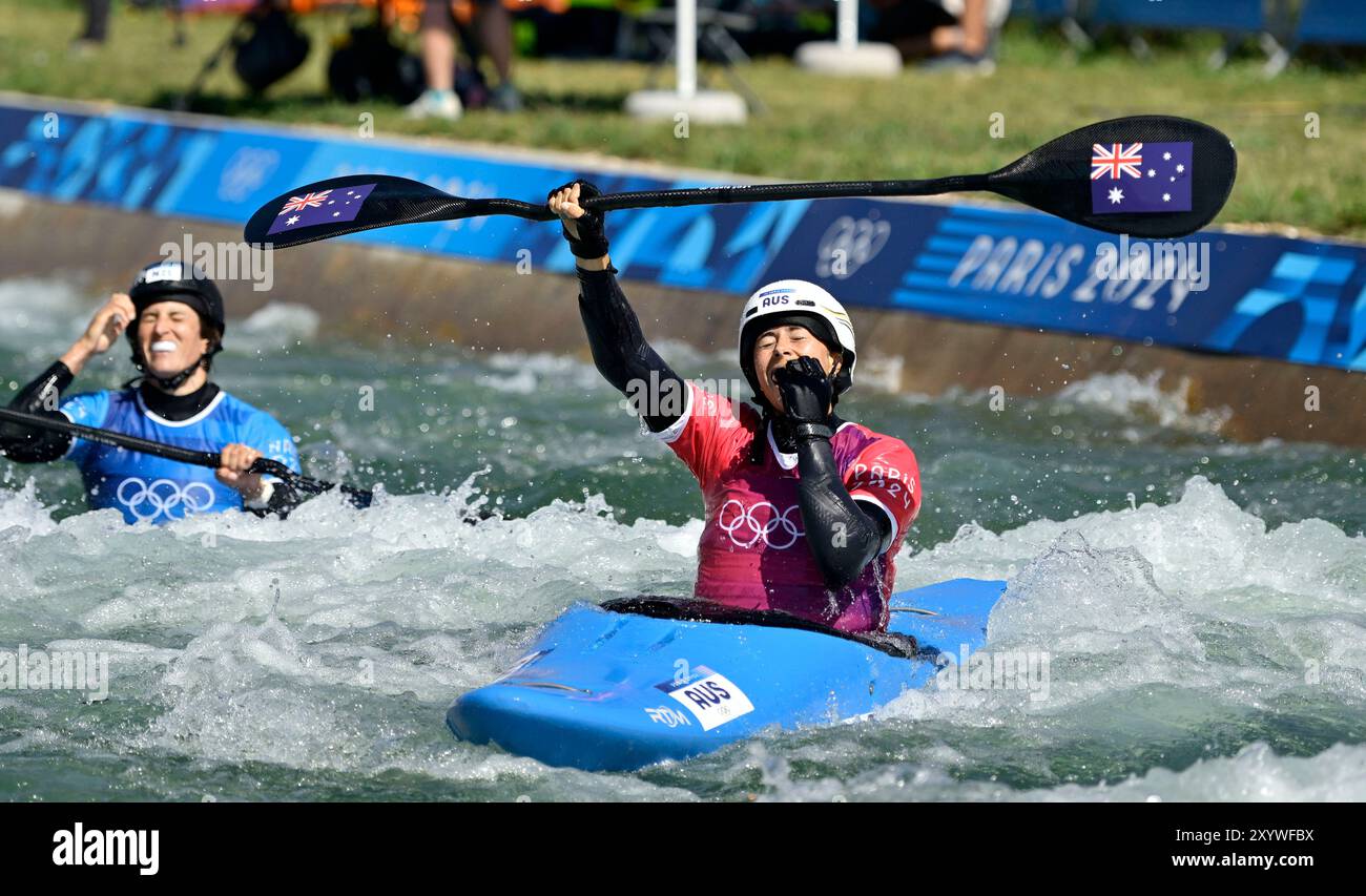 Paris, France. 05th Aug, 2024. Paris 2024 Olympic Games. Kayak Cross ...