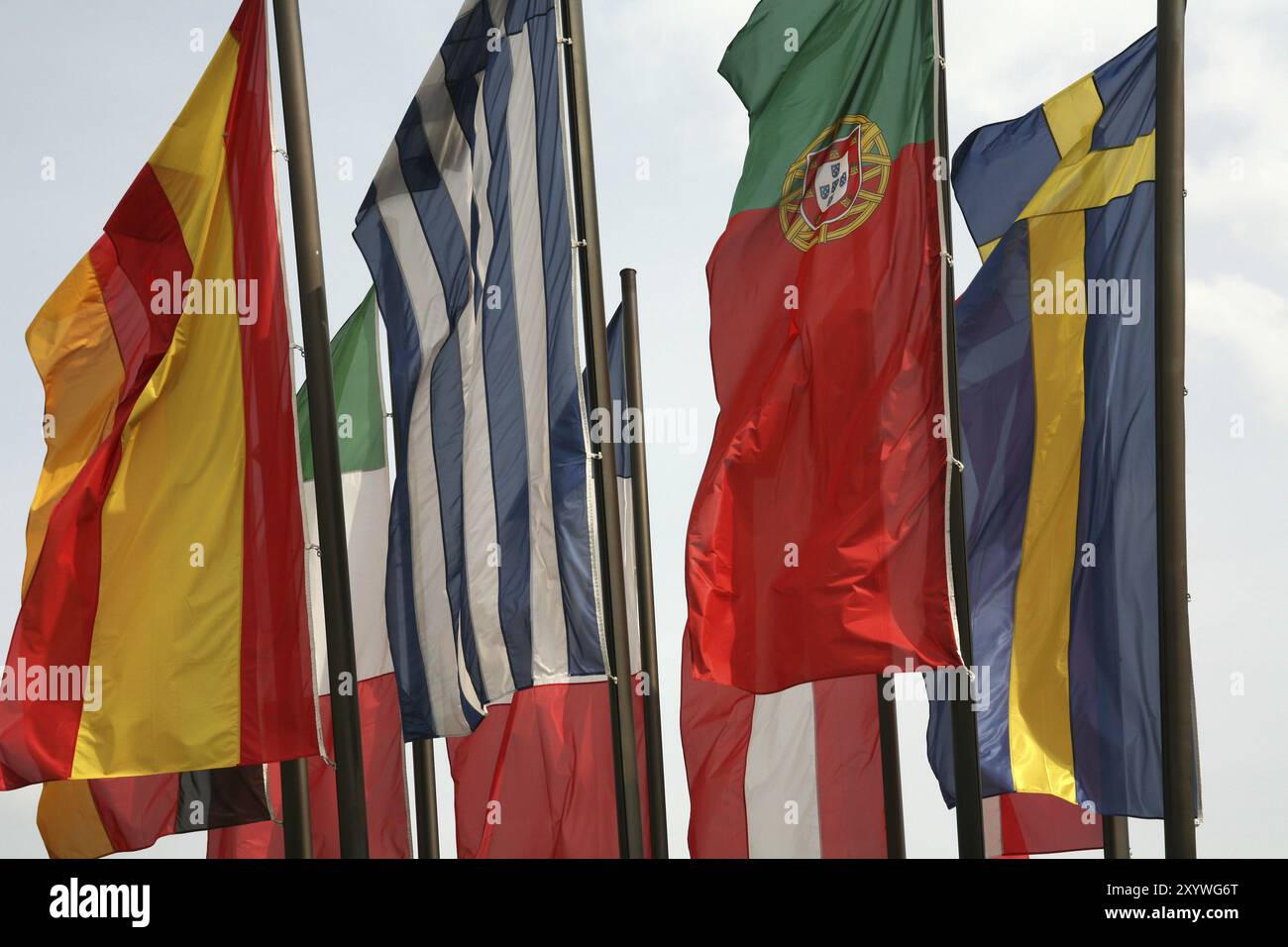 International flag parade Stock Photo - Alamy