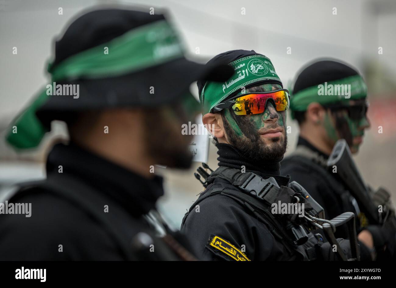 Gaza, Palestine. 14 December 2022. Members of the Izz ad-Din Al-Qassam ...