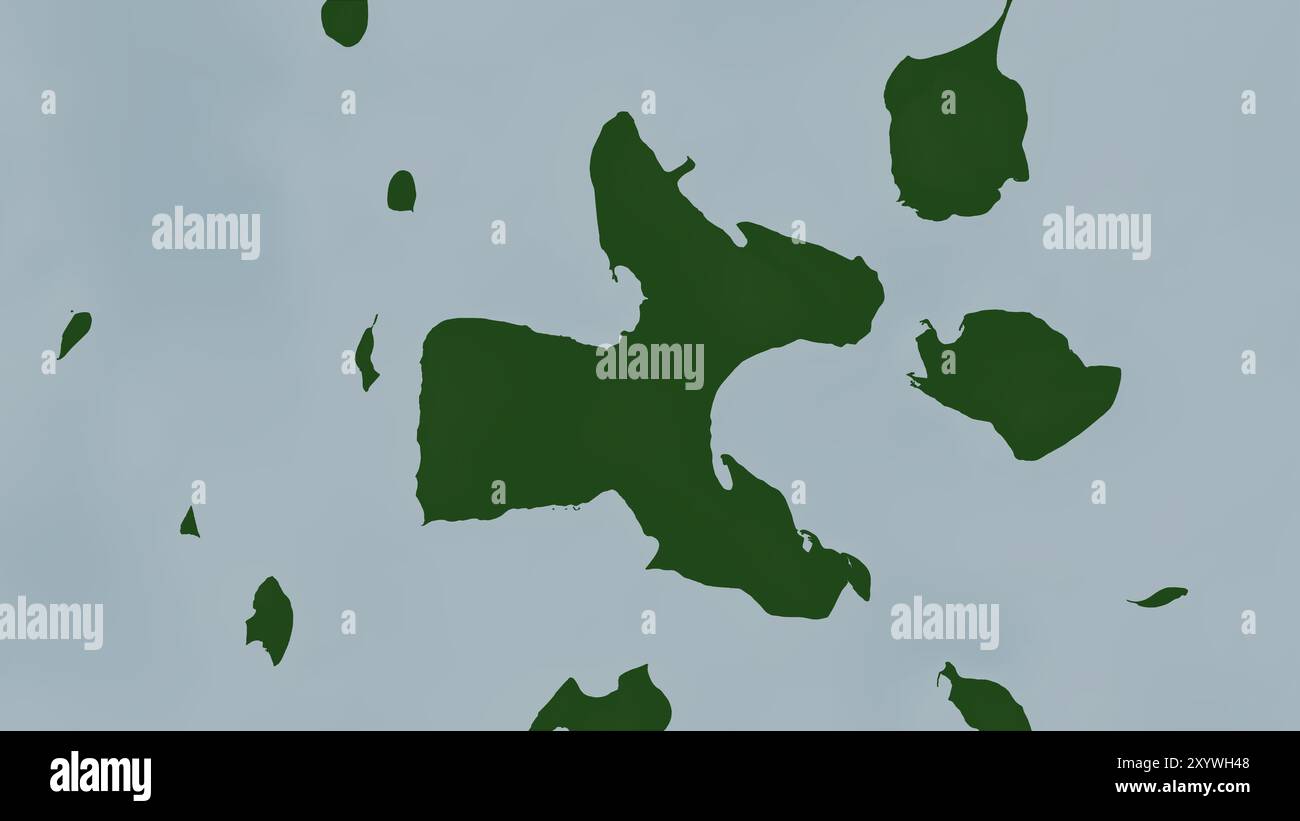 Nora Island in the Red Sea on a colored elevation map Stock Photo - Alamy