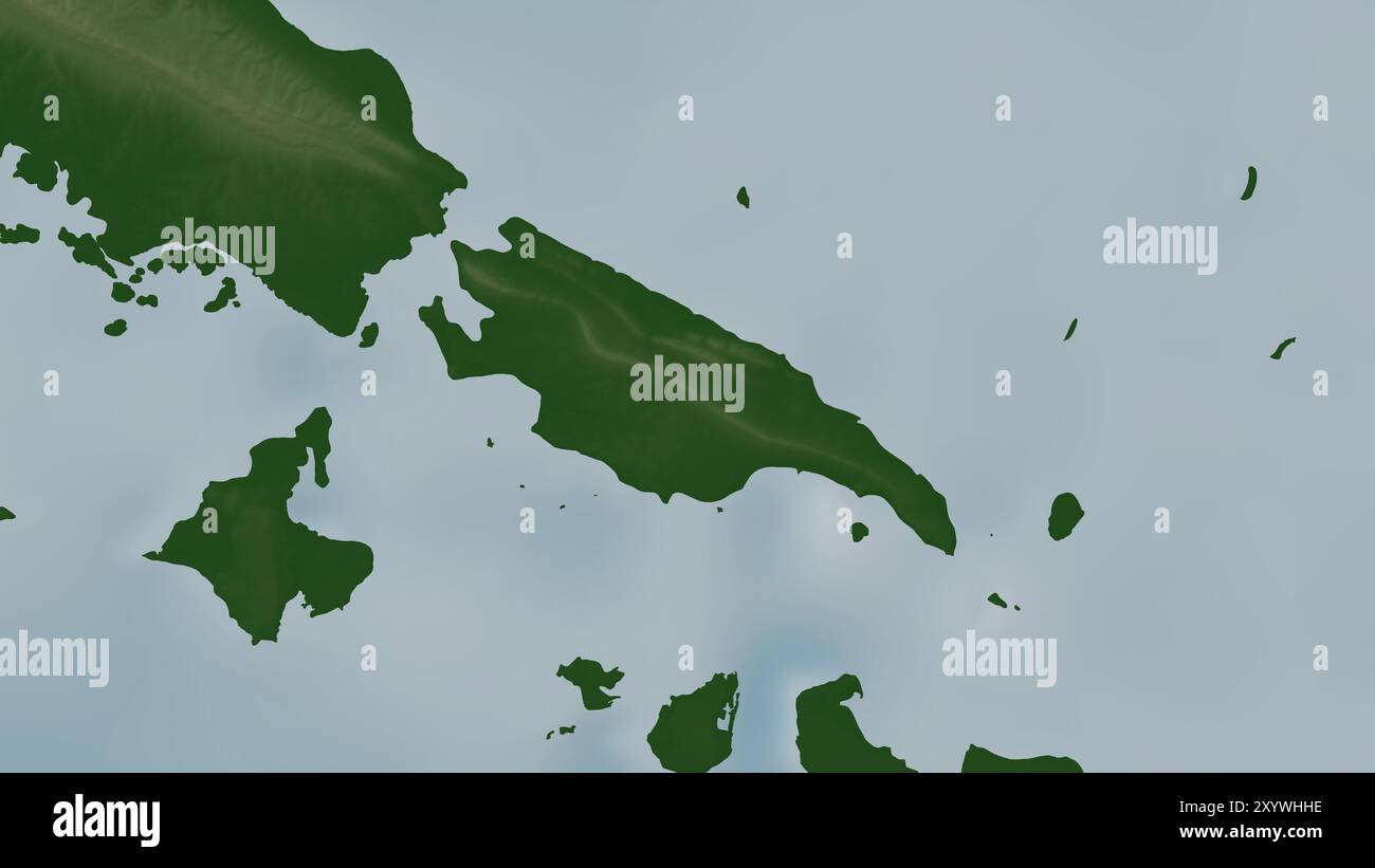 Pulau Paliat in the Java Sea on a colored elevation map Stock Photo - Alamy