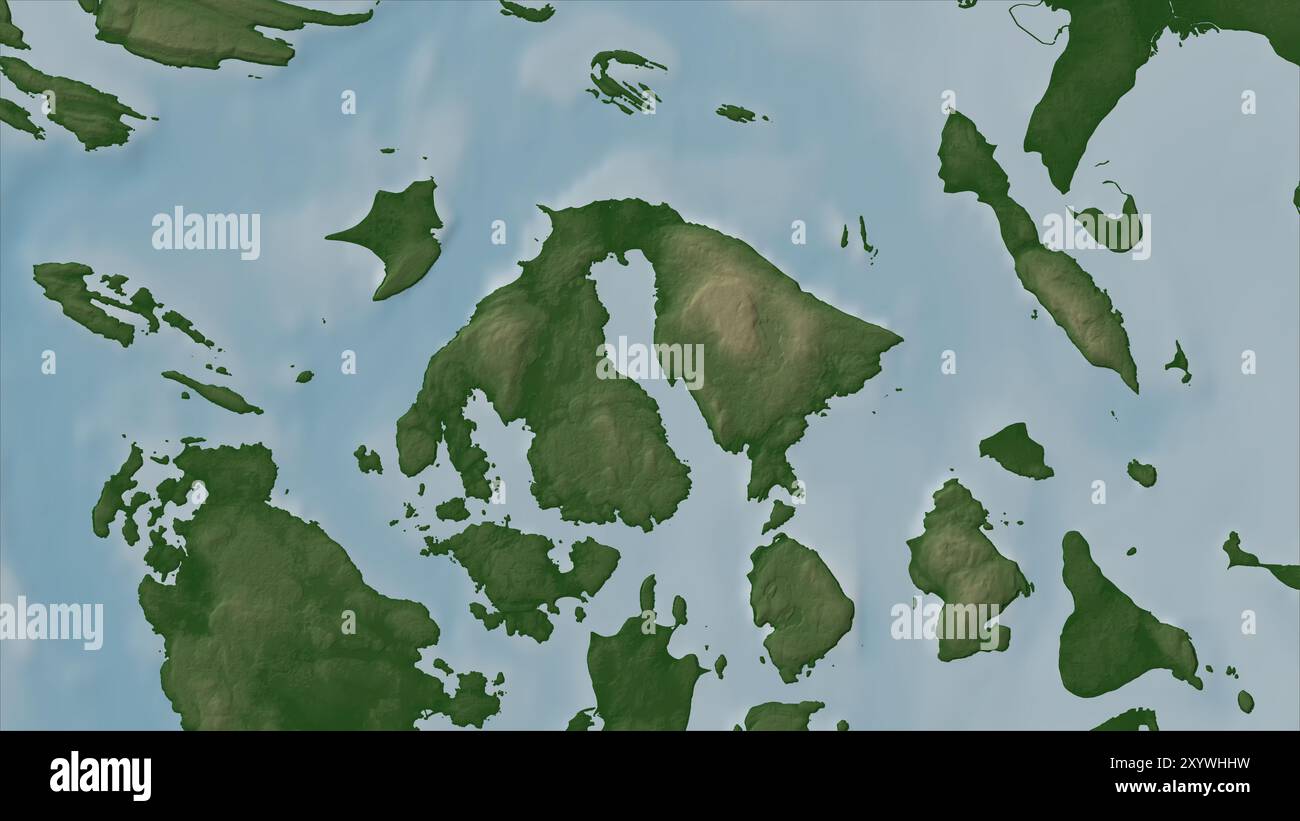 Orcas island map hi-res stock photography and images - Alamy