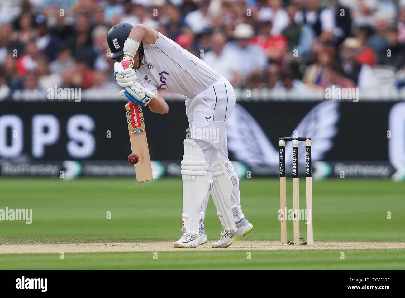 Ollie Pope of England bats during England v Sri Lanka 2nd Rothesay Test ...