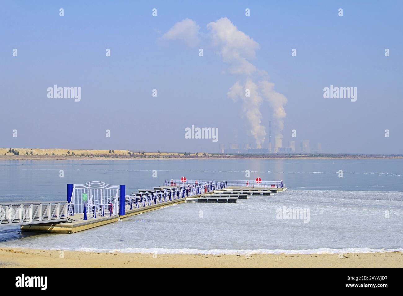 Boxberg power station lake, Boxberg power station and lake 02 Stock ...