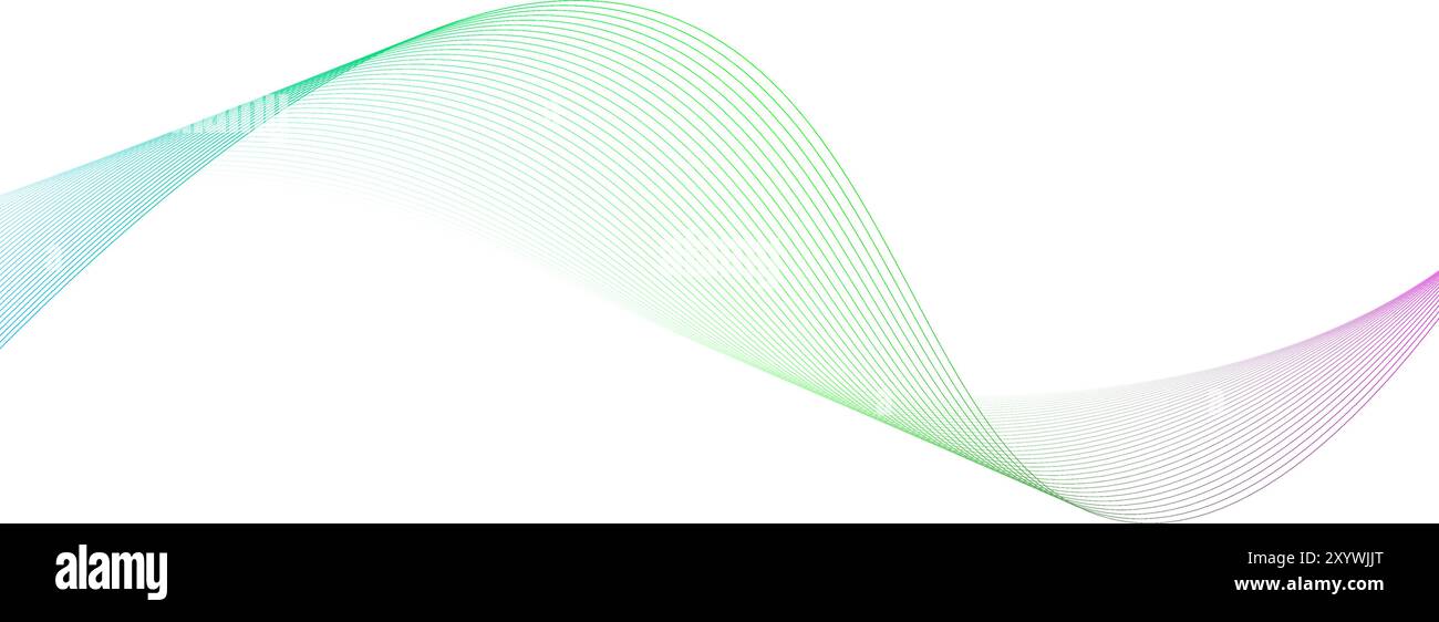 gradient moving lines design element. Vector illustration Stock Vector ...