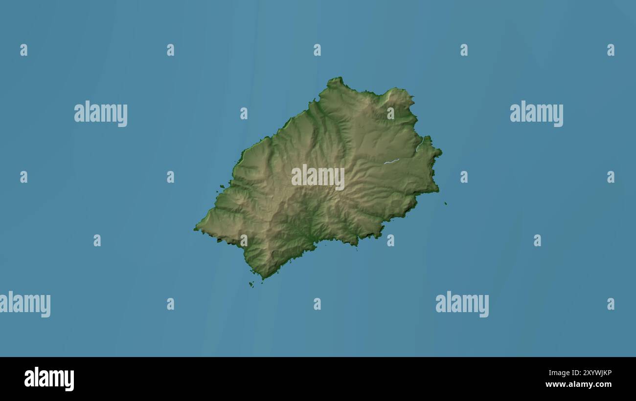 Map of saint helena island hi-res stock photography and images - Alamy
