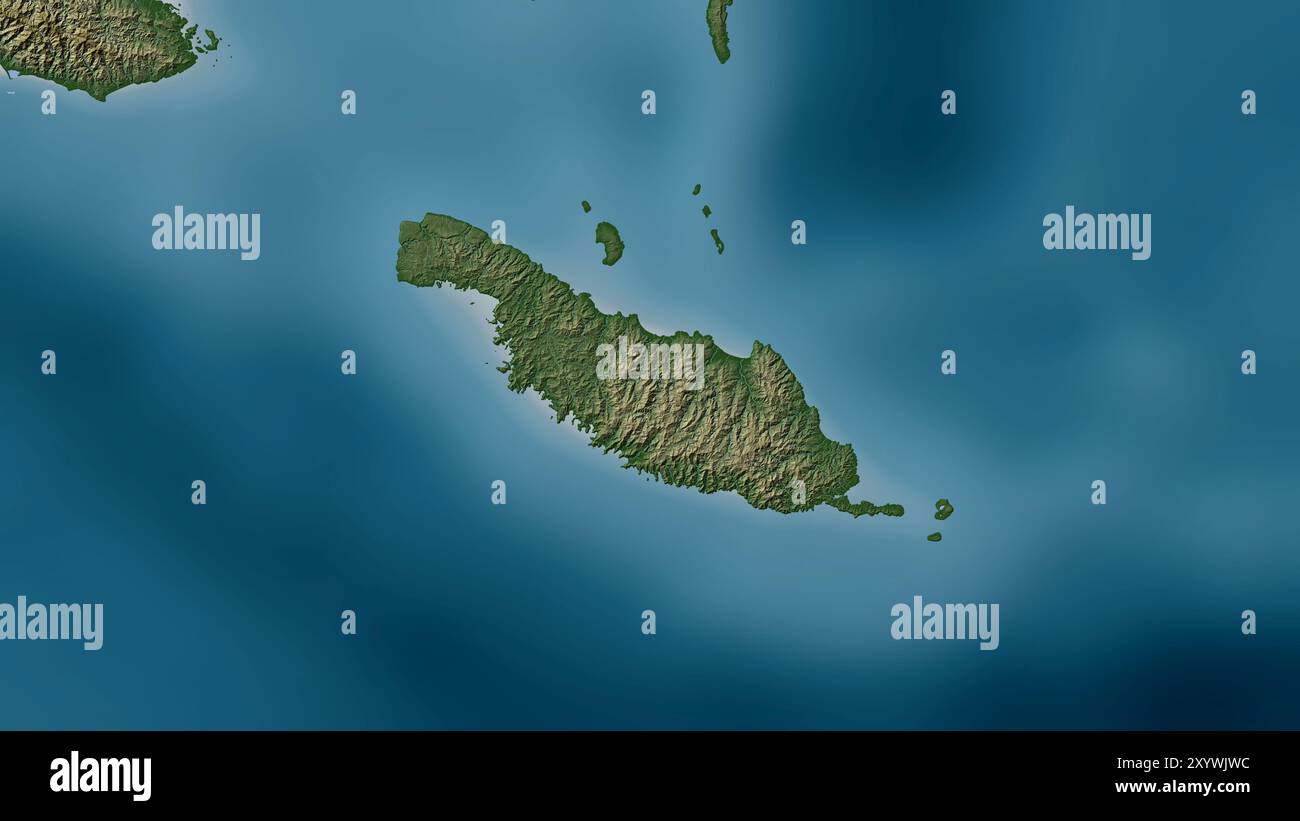 Cristobal island island map hi-res stock photography and images - Alamy