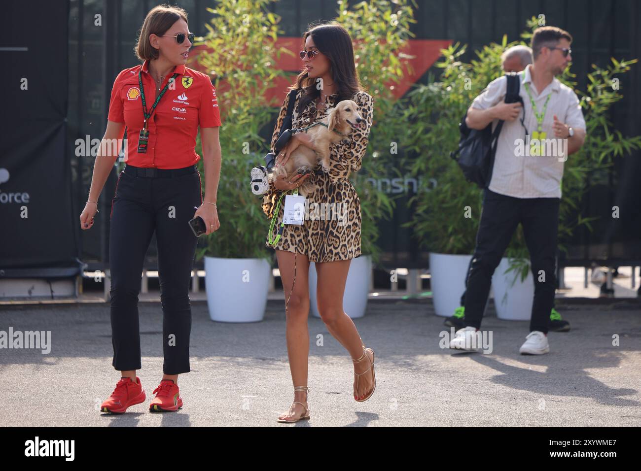 Alexandra Saint Mleux, Partnerin von Charles Leclerc (Scuderia Ferrari ...