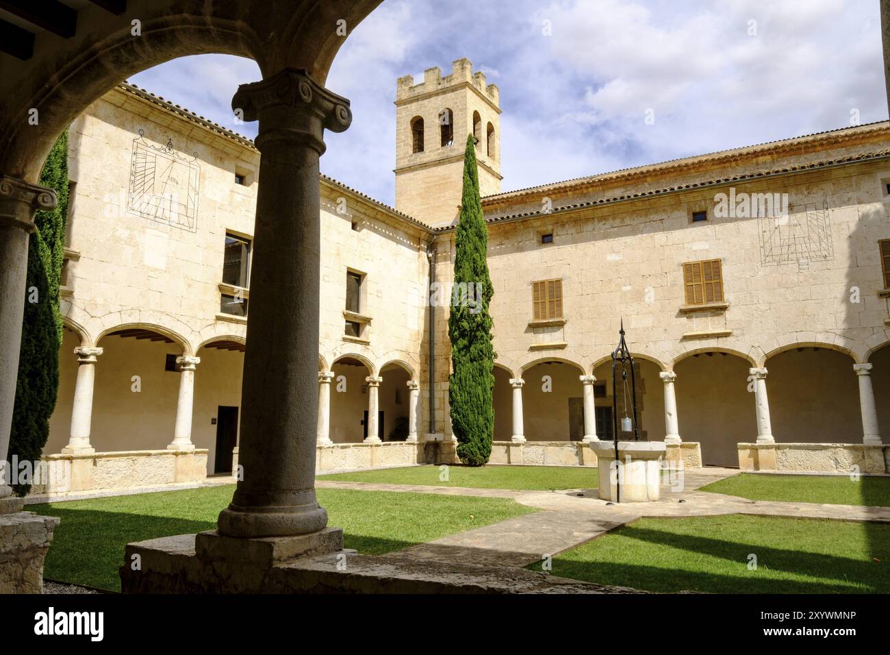 Cloister of Santo Domingo, 1730, Inca, Mallorca, balearic islands ...