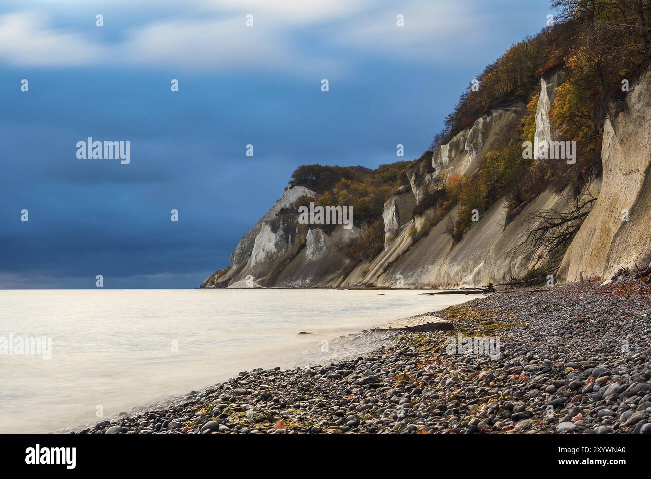 Baltic Sea coast on the island of Moen in Denmark Stock Photo - Alamy