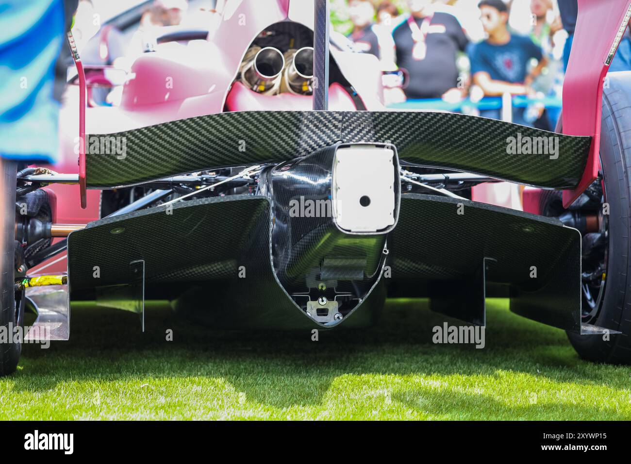 Monza, Italie. 31st Aug, 2024. Rear track, aerodynamism of Dallara - Mecachrome 6 cylinder 3.4 ...