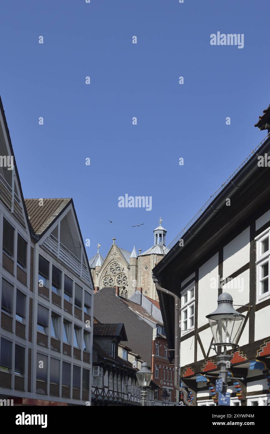 Brunswick Old Town with Cathedral Stock Photo - Alamy