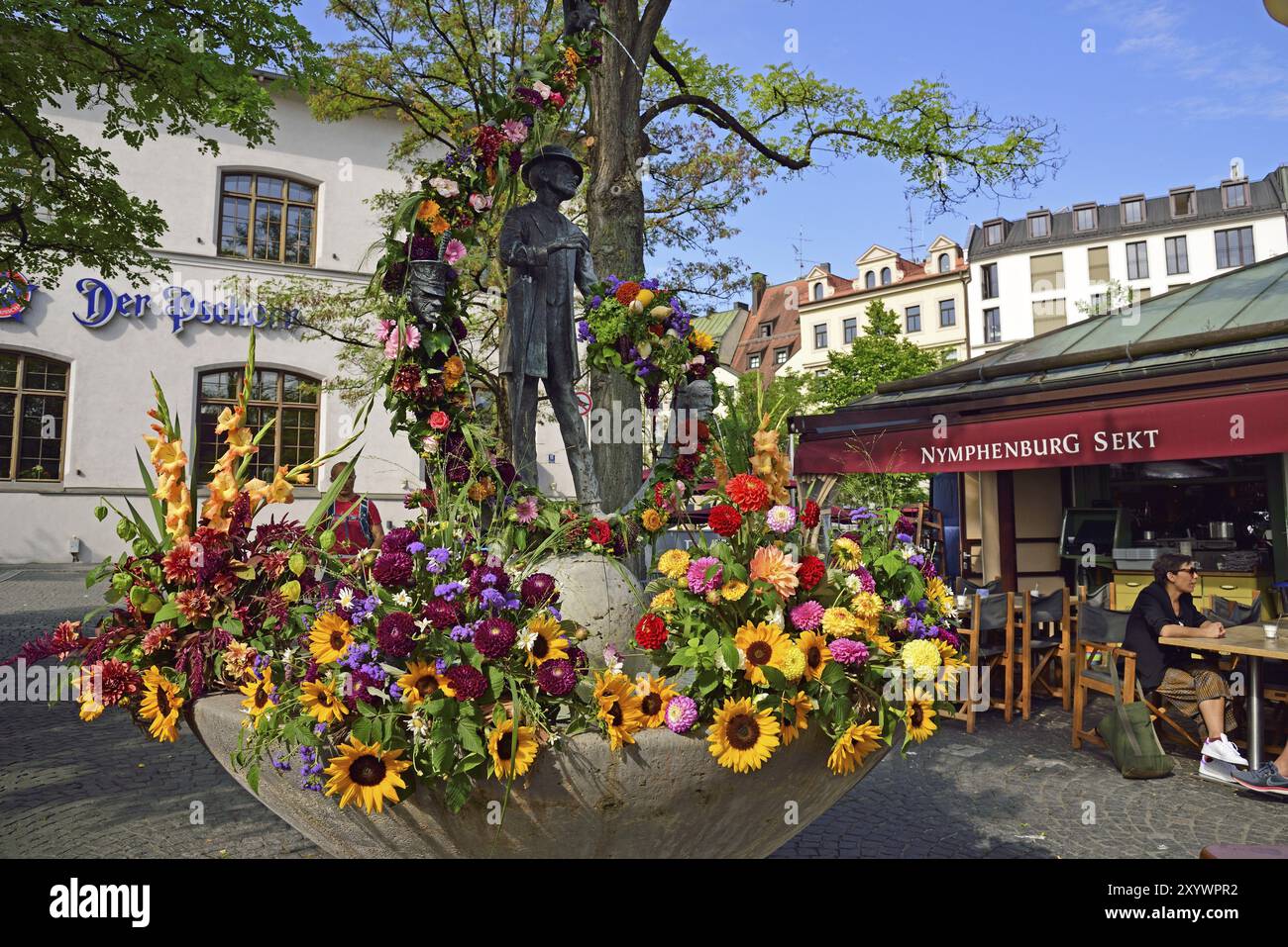 Europe, Germany, Bavaria, State Capital Munich, City, Viktualienmarkt ...