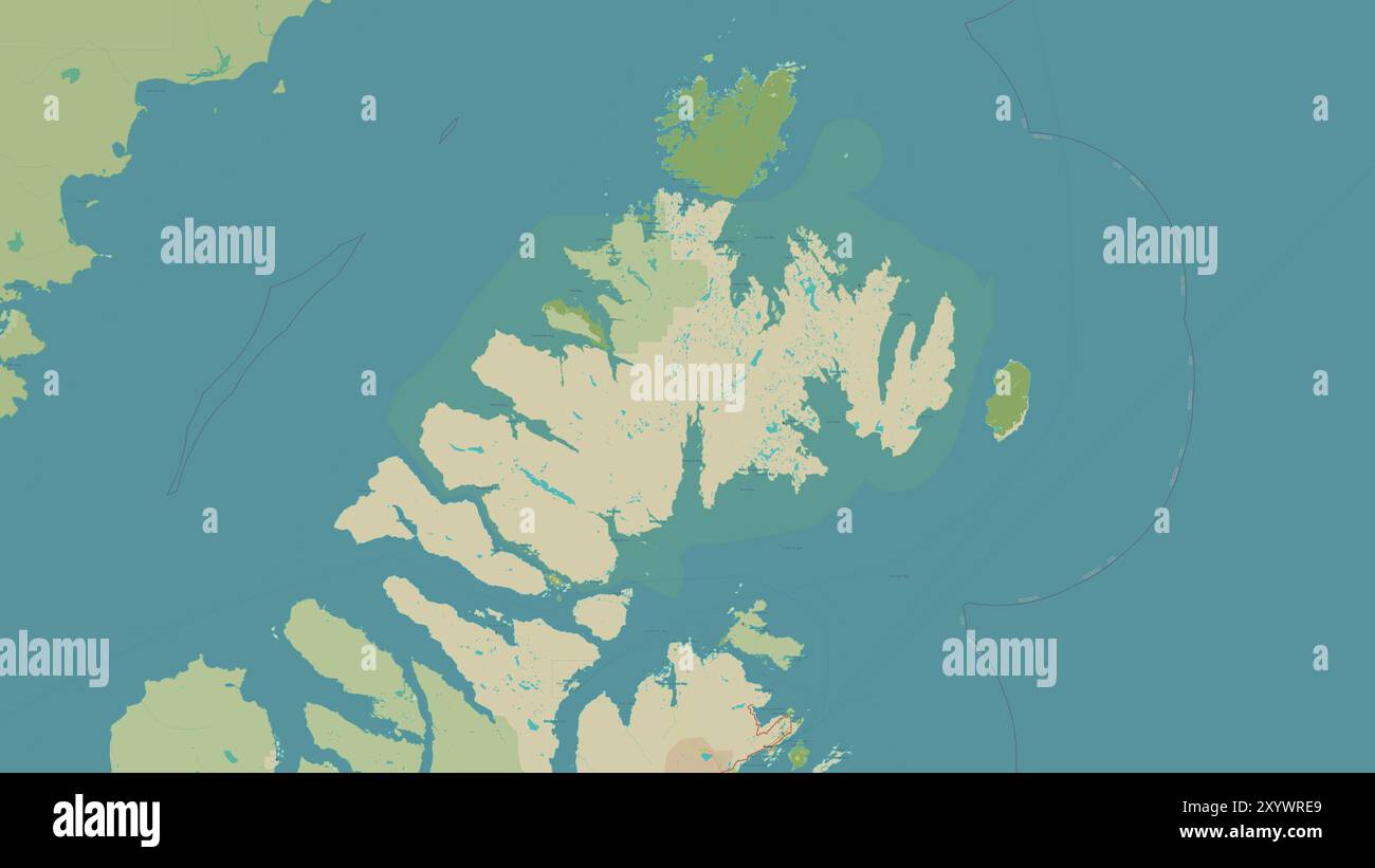 Gulf of alaska map hi-res stock photography and images - Alamy