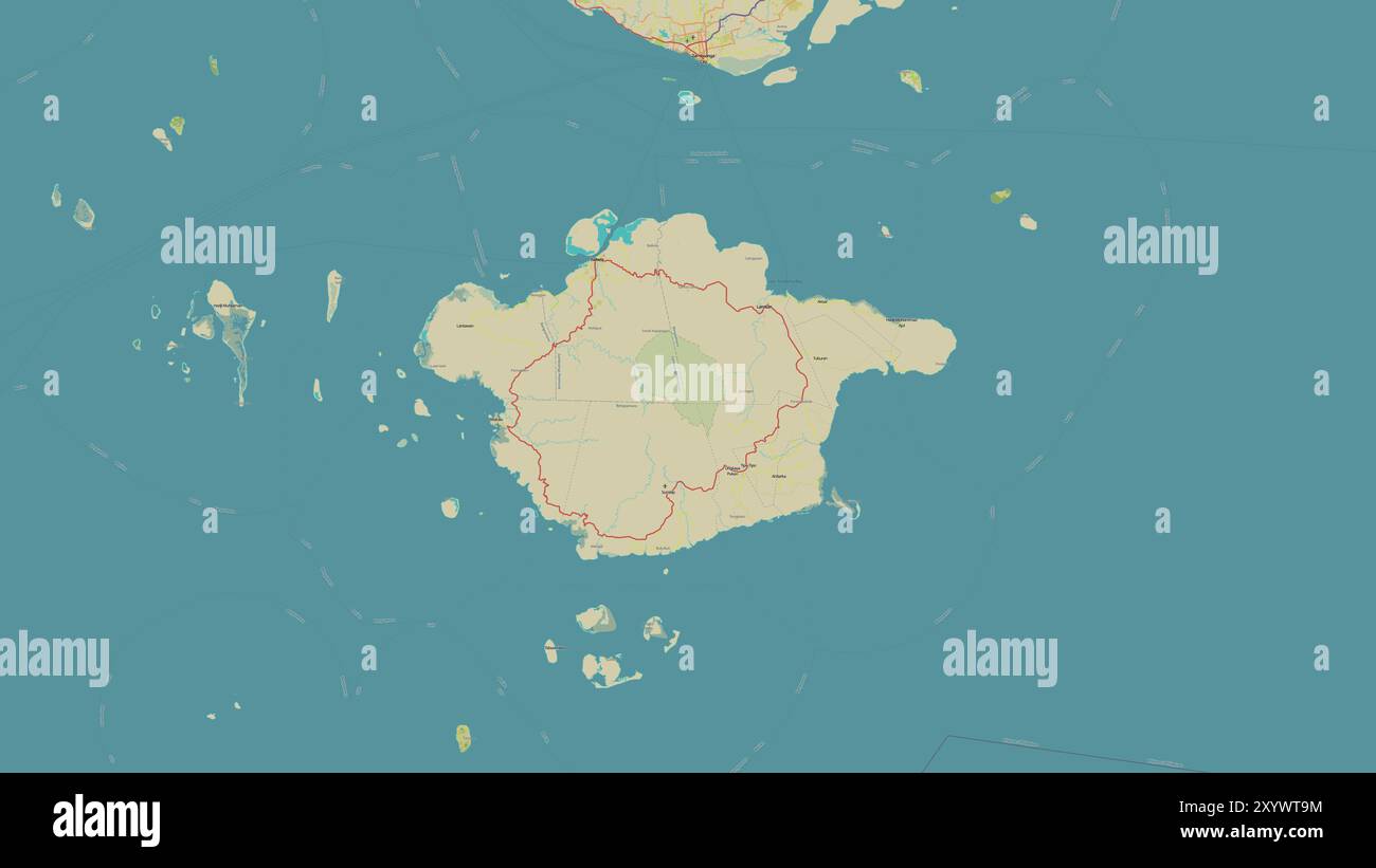 Map of basilan hi-res stock photography and images - Alamy