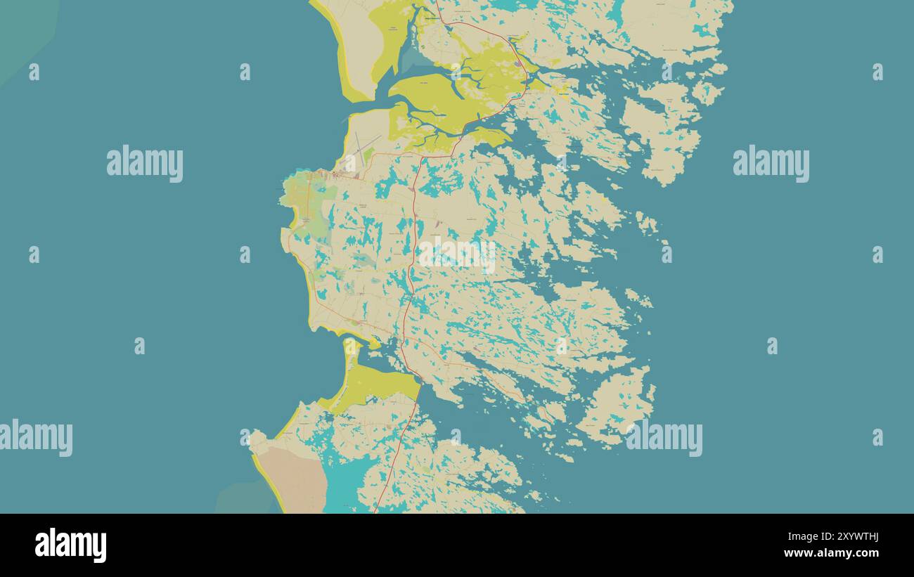 Benbecula Island in the Inner Seas off the West Coast of Scotland on a ...