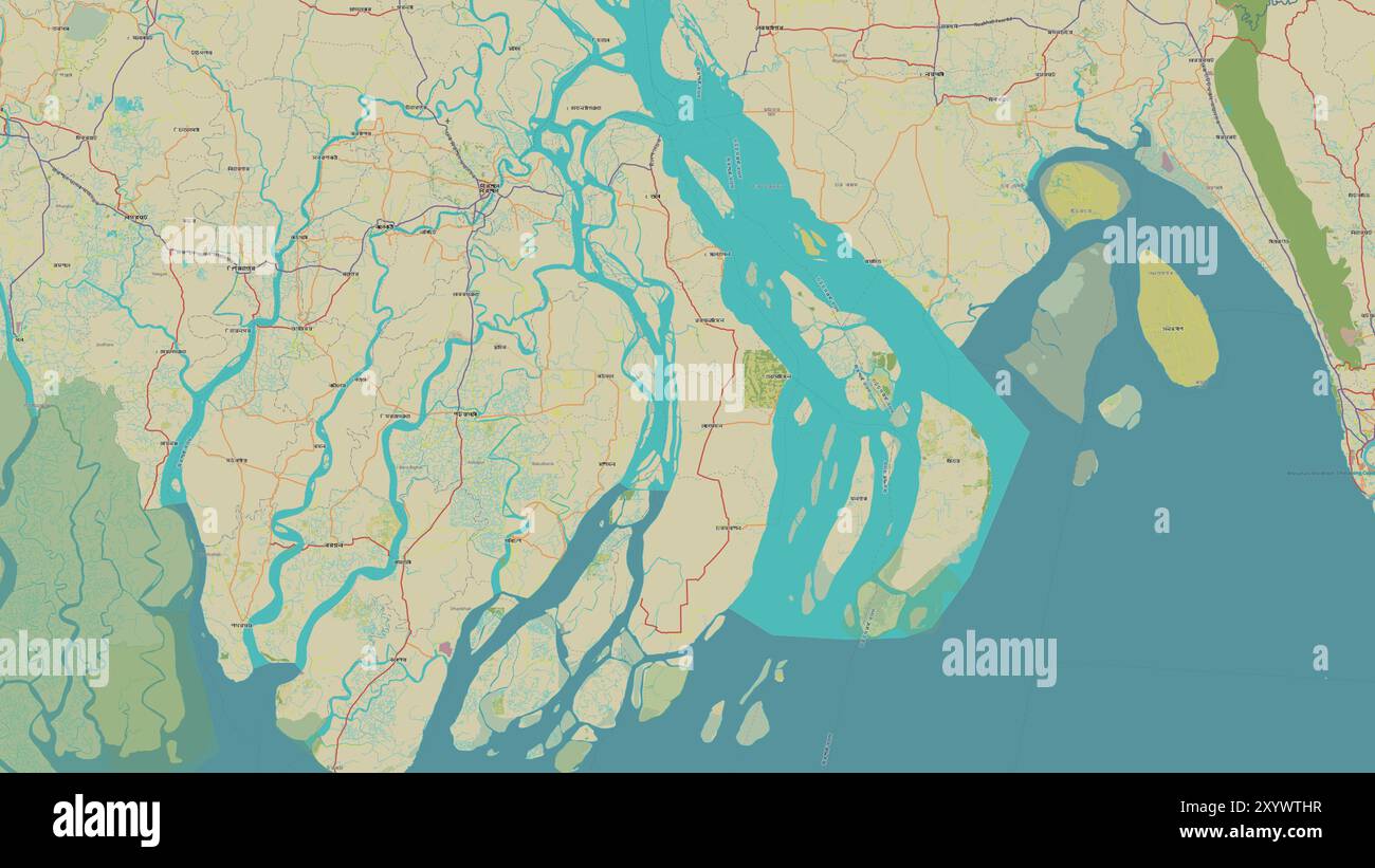 Bhola map hi-res stock photography and images - Alamy