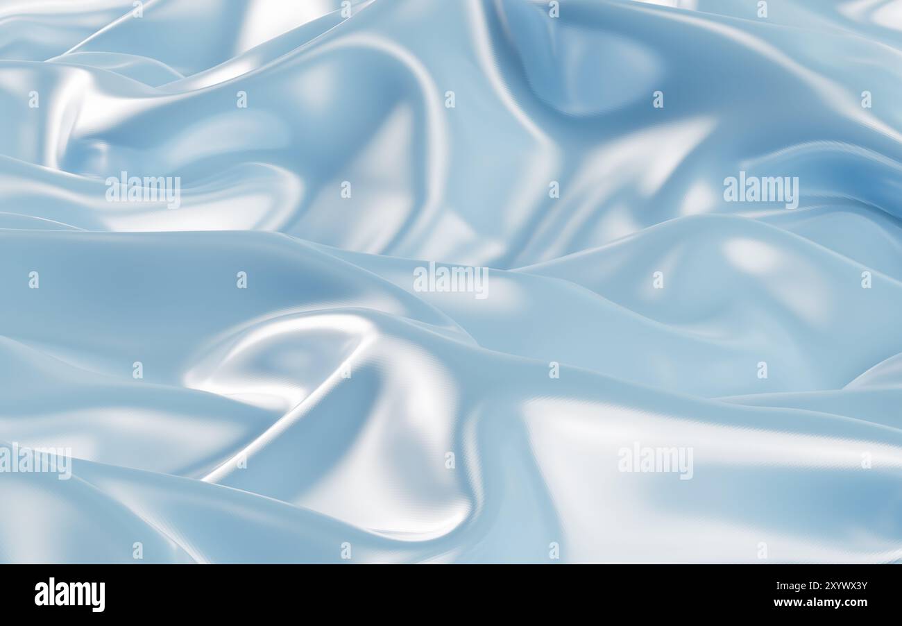 Abstract silk fabric background, 3d rendering. 3d illustration Stock ...