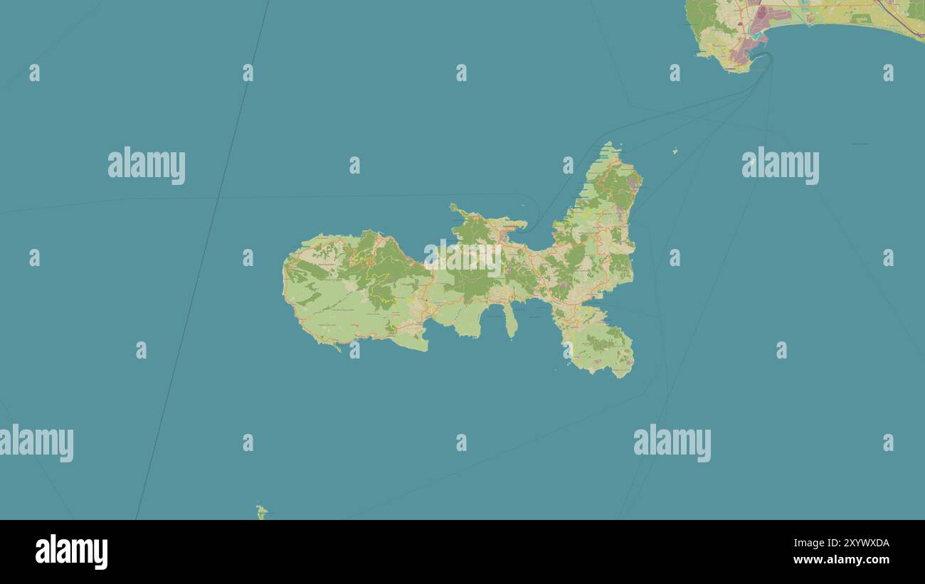 Map of elba hi-res stock photography and images - Alamy