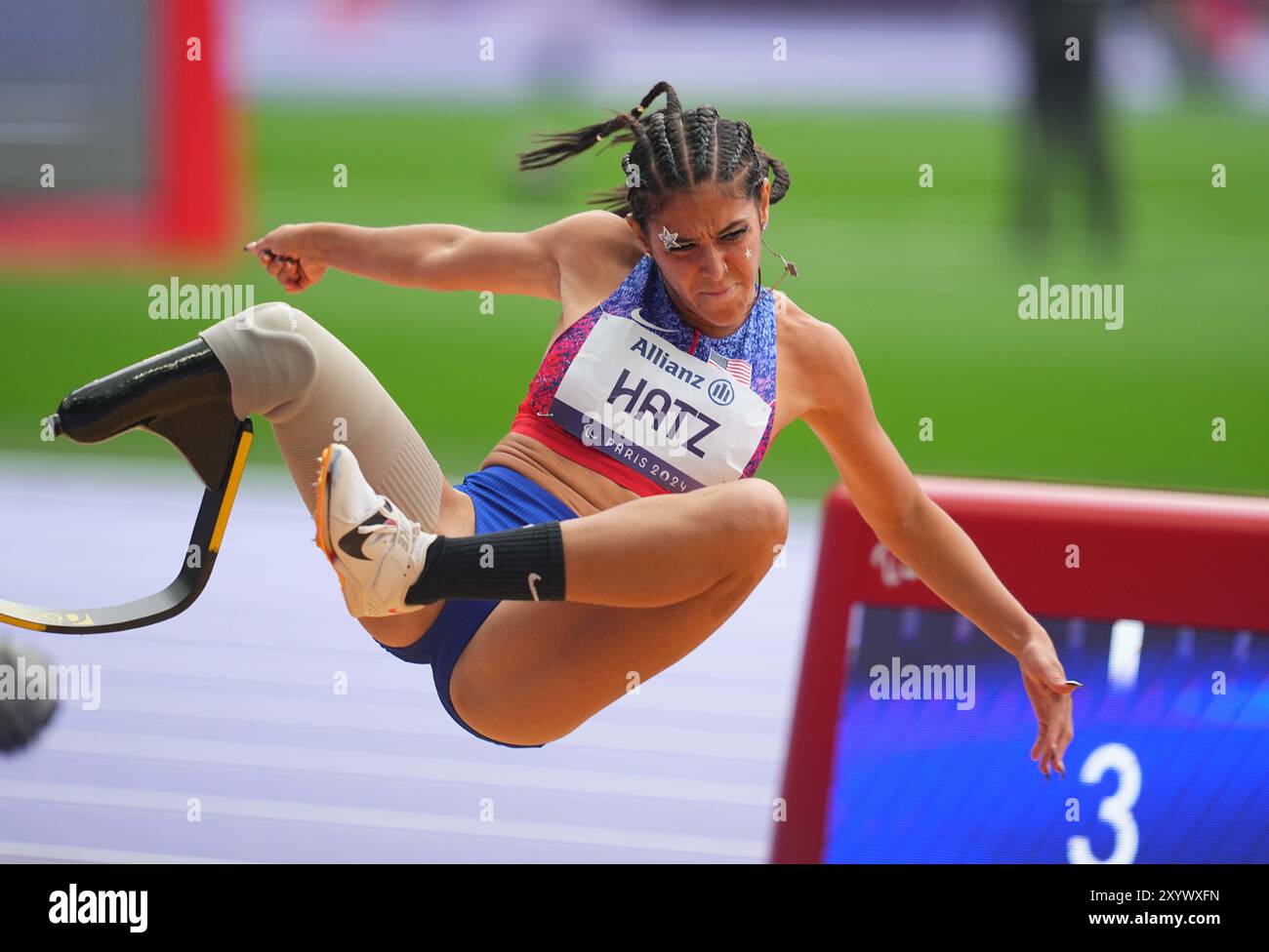 August 31 2024: B Hatz of United States of America in action in Women ...