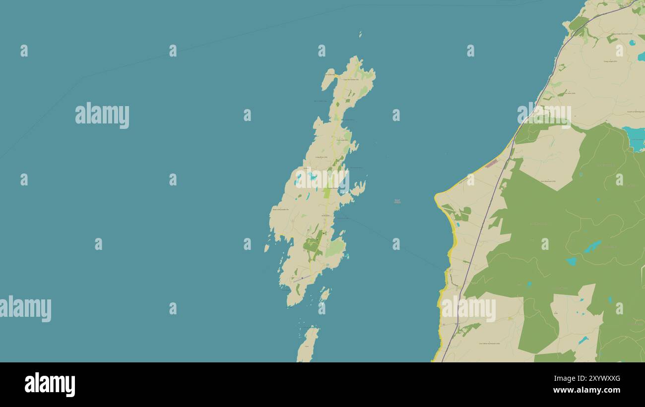 Gigha Island in the Inner Seas off the West Coast of Scotland on a ...