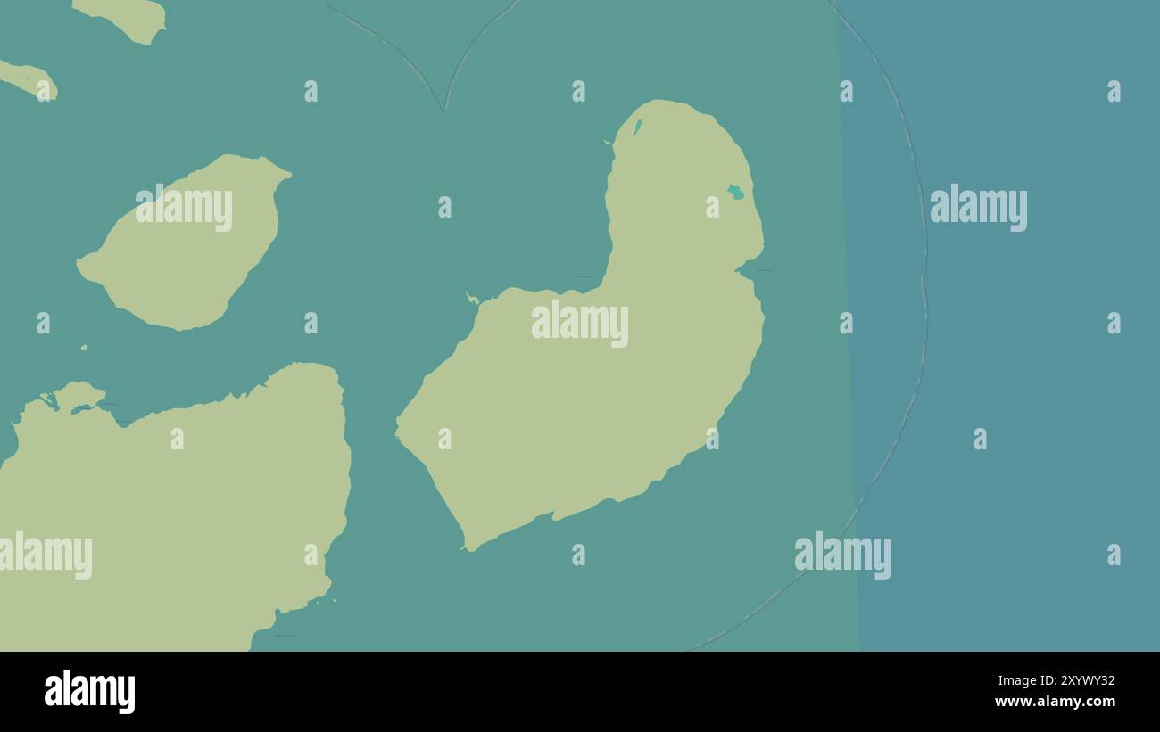 Graham Bell Island in the Barents Sea on a topographic, OSM Humanitarian style map Stock Photo ...
