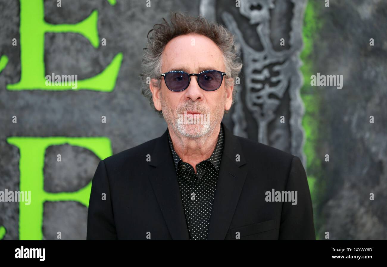 London, UK. 29th Aug, 2024. Tim Burton attends the Beetlejuice ...