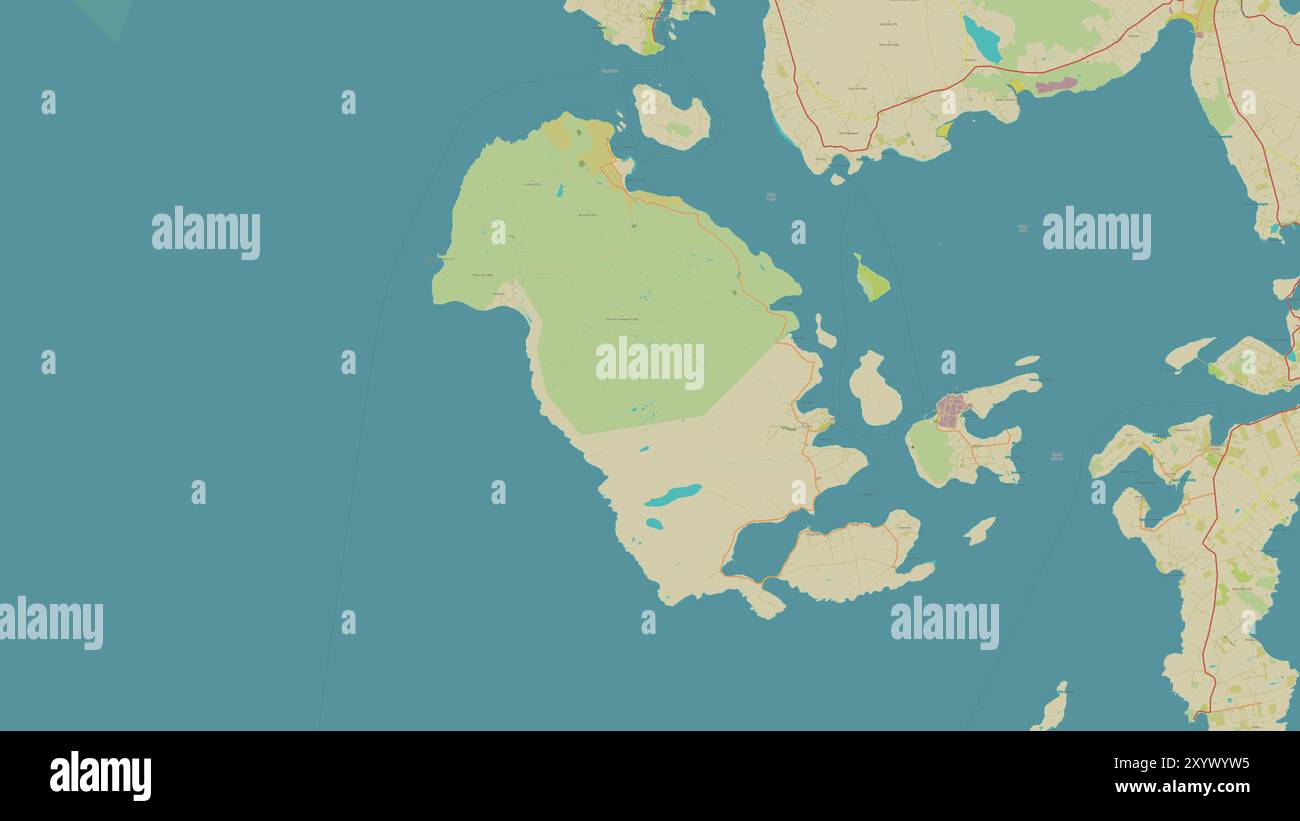 Map of hoy hi-res stock photography and images - Alamy