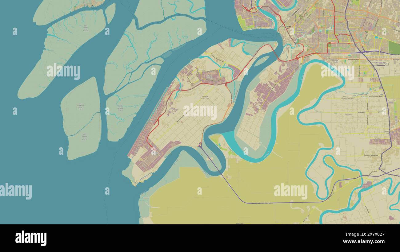 Strait of malacca map hi-res stock photography and images - Alamy