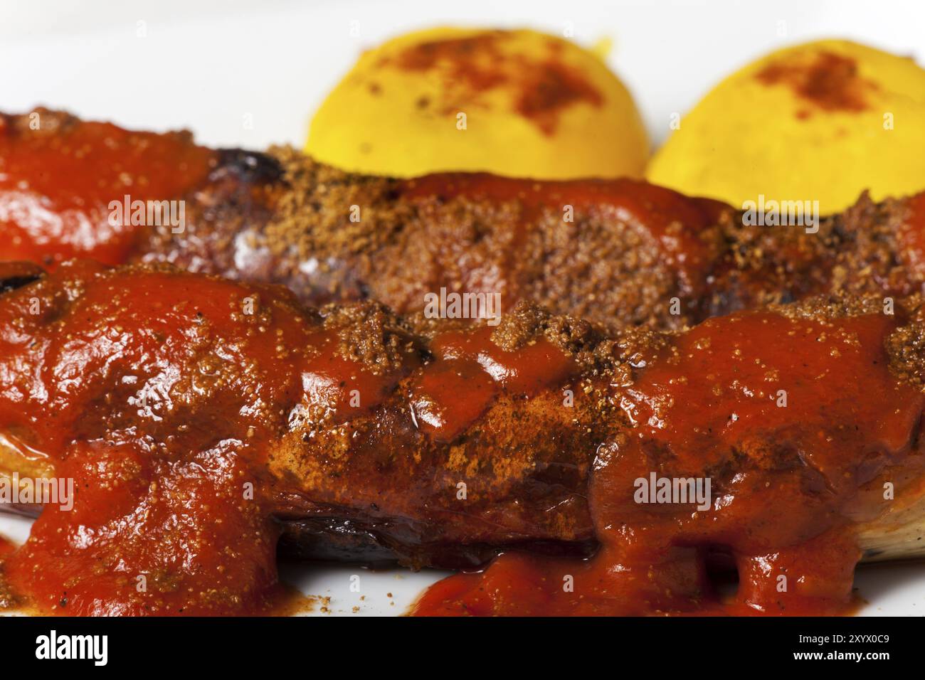 German currywurst hi-res stock photography and images - Alamy
