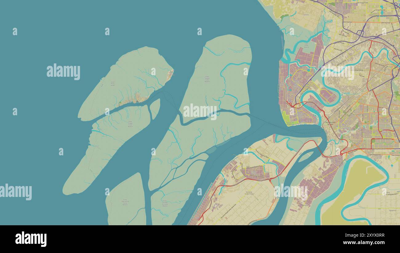 Strait of malacca map hi-res stock photography and images - Alamy