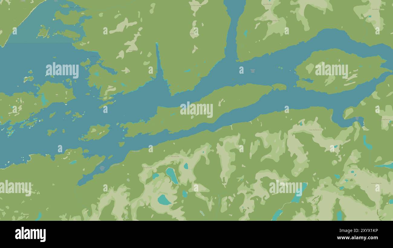 Long Island in the Tasman Sea on a topographic, OSM Humanitarian style ...