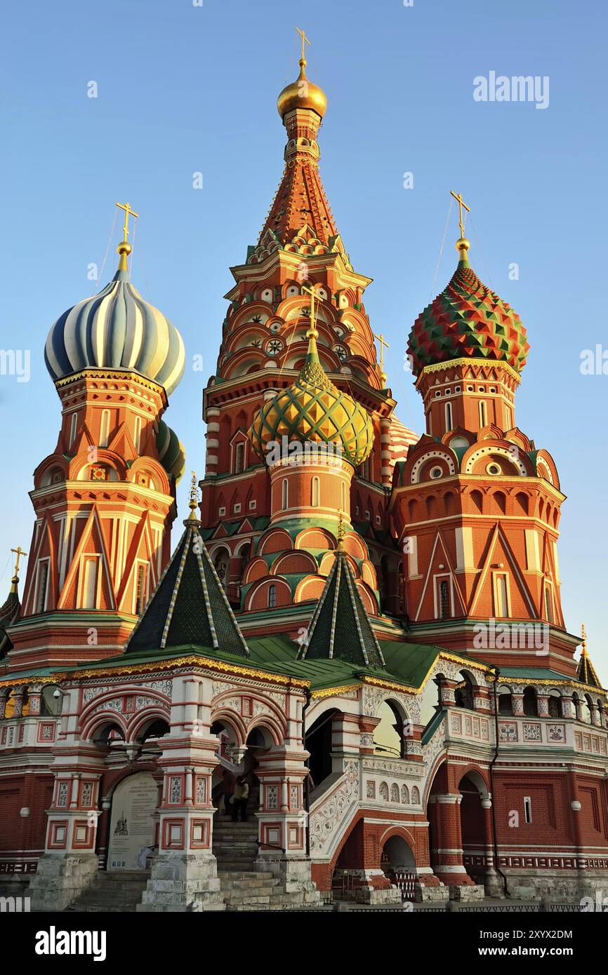 Moscow, Russia, 19 November 2018: Cathedral of Vasily the Blessed ...