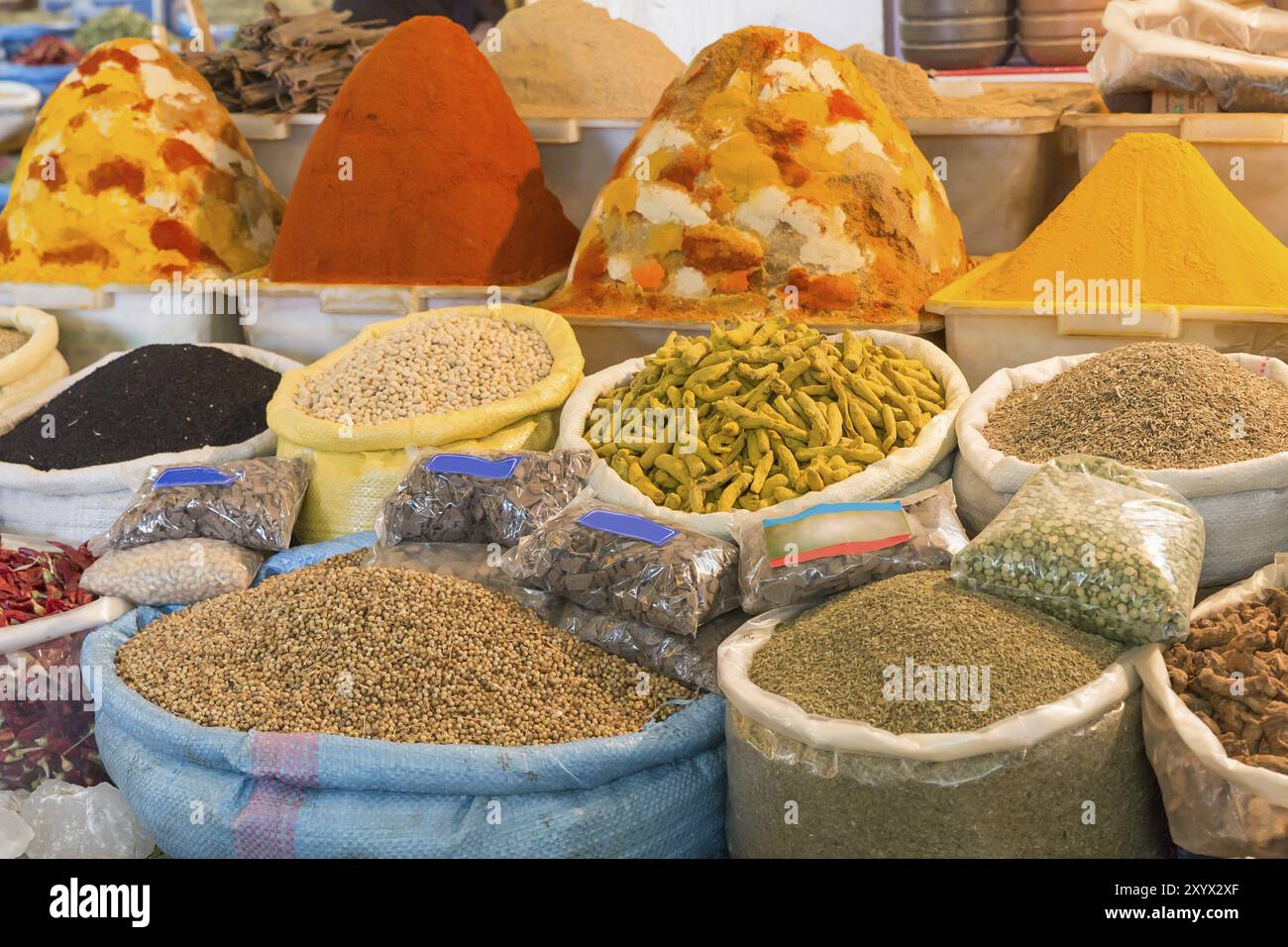 African market stall prices hi-res stock photography and images - Alamy