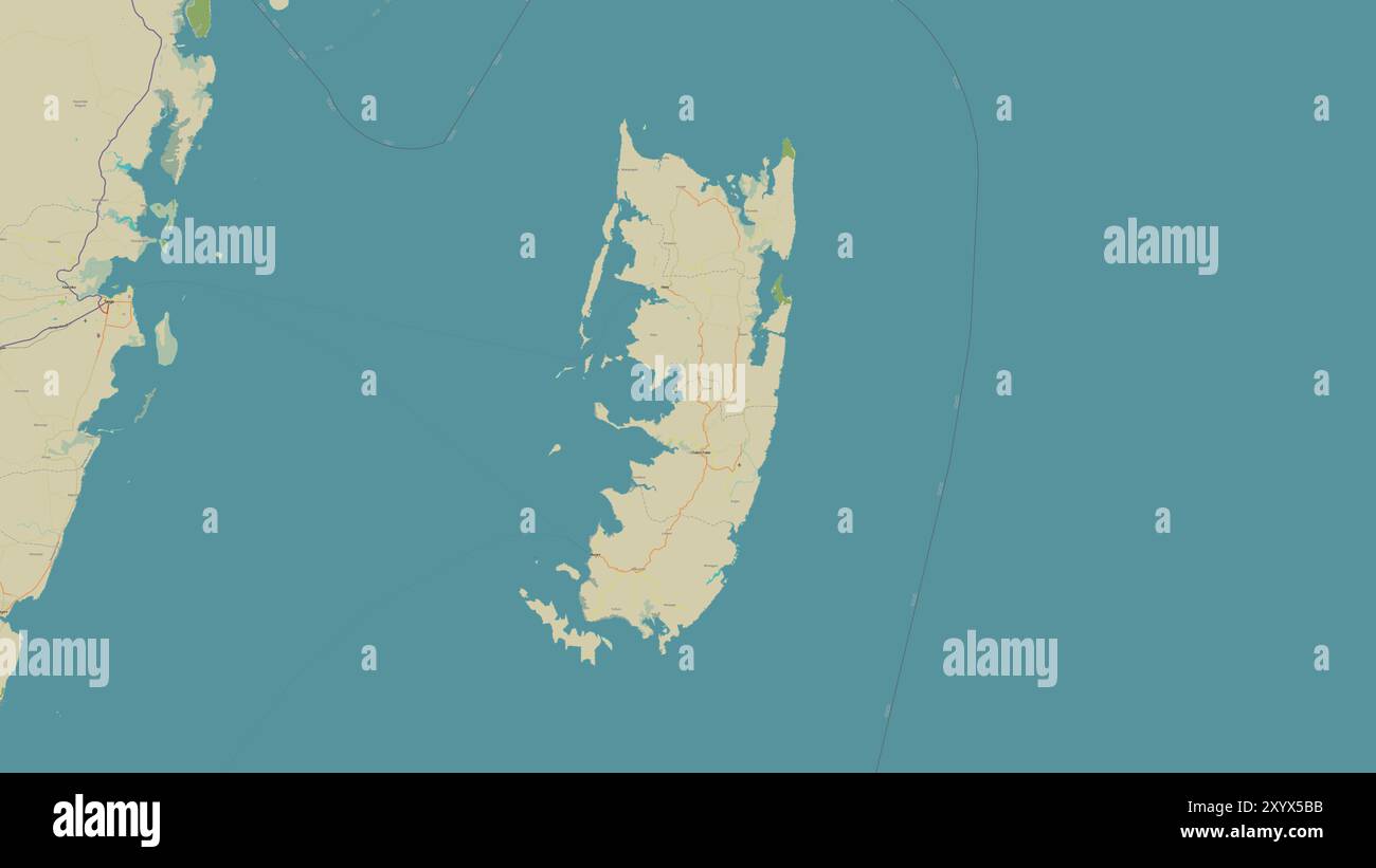 Pemba map hi-res stock photography and images - Alamy