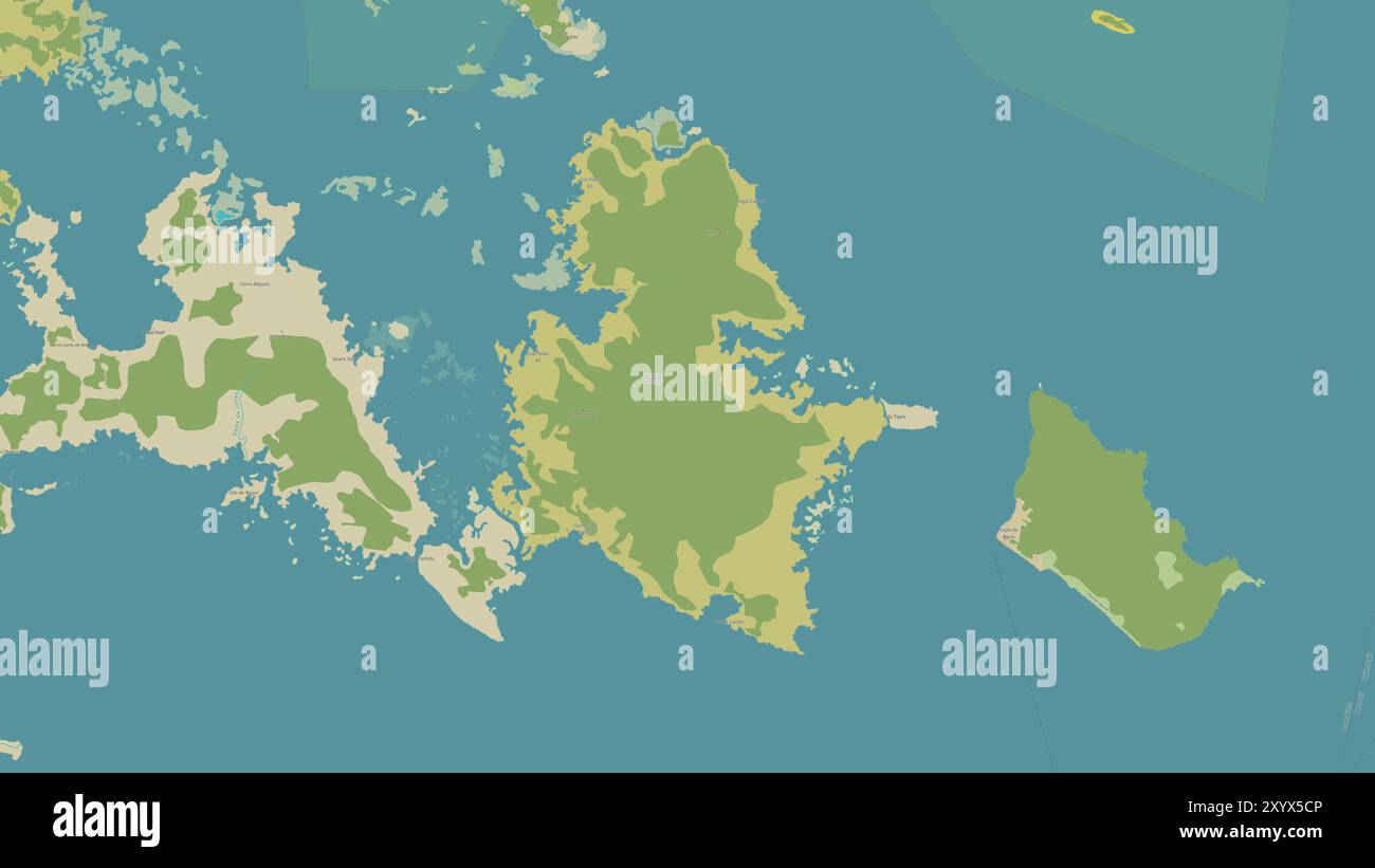 Popa island map hi-res stock photography and images - Alamy