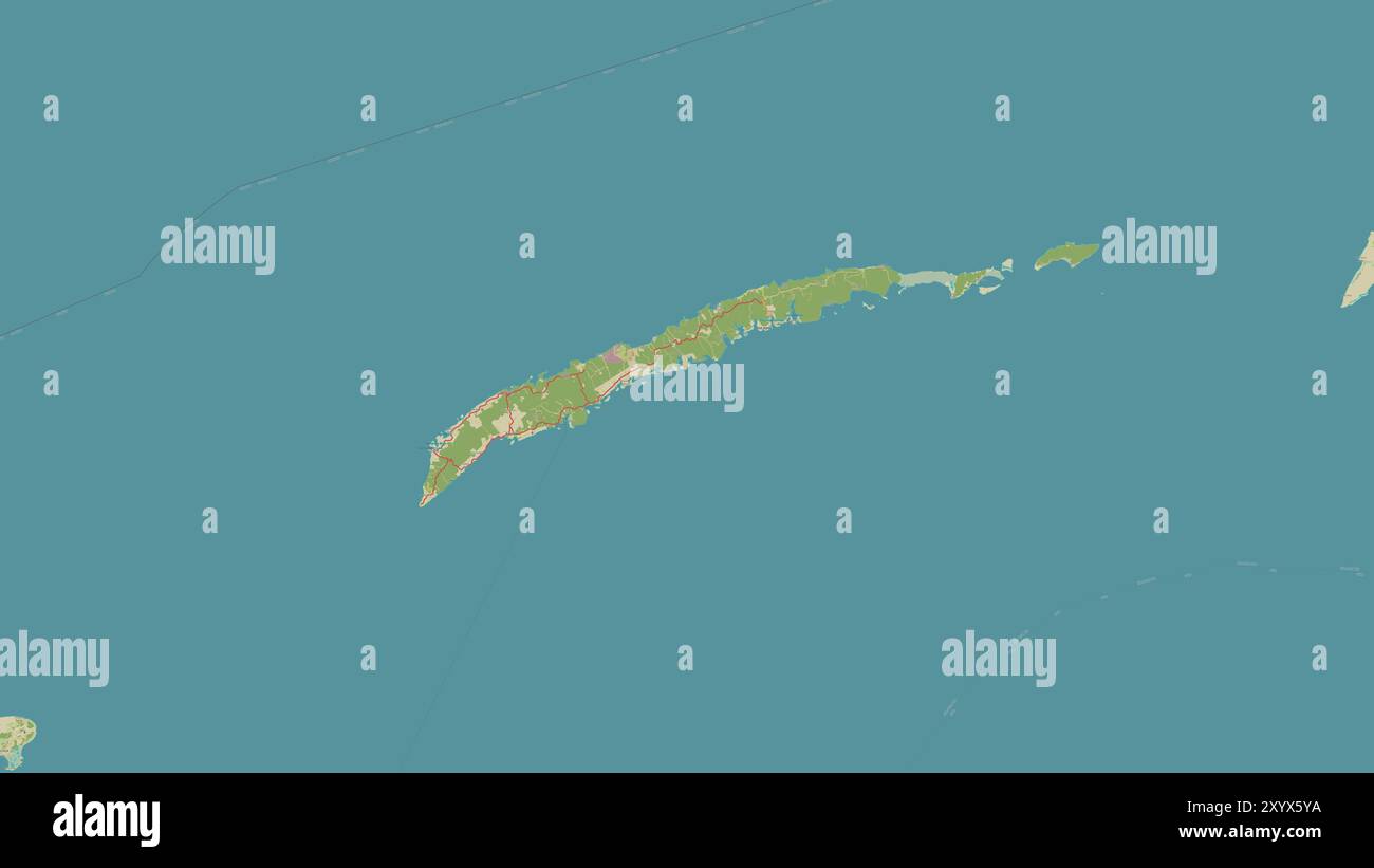 Roatan map hi-res stock photography and images - Alamy