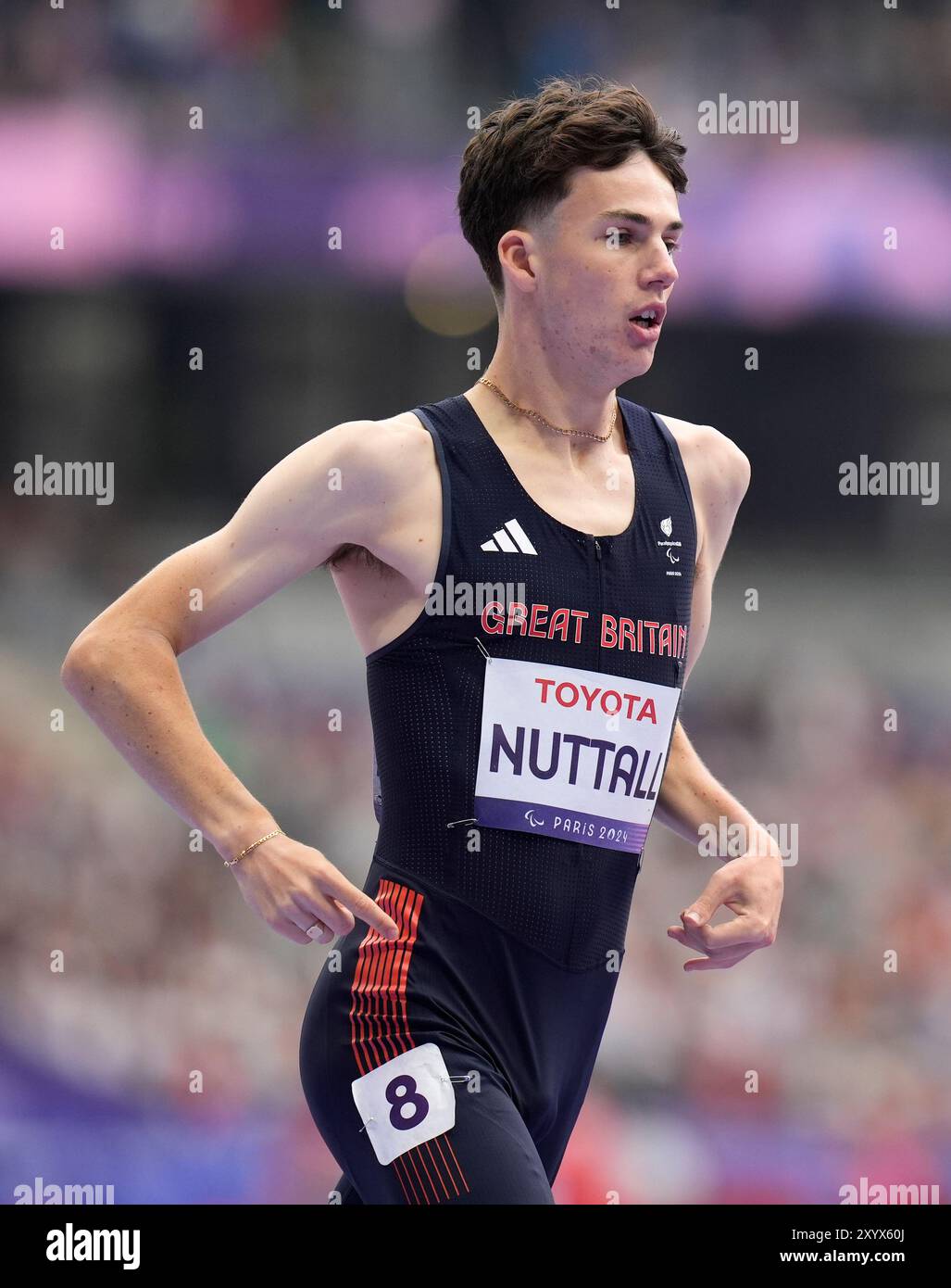 Great Britain's Luke Nuttall during the Men's 1500m T46 final at the ...