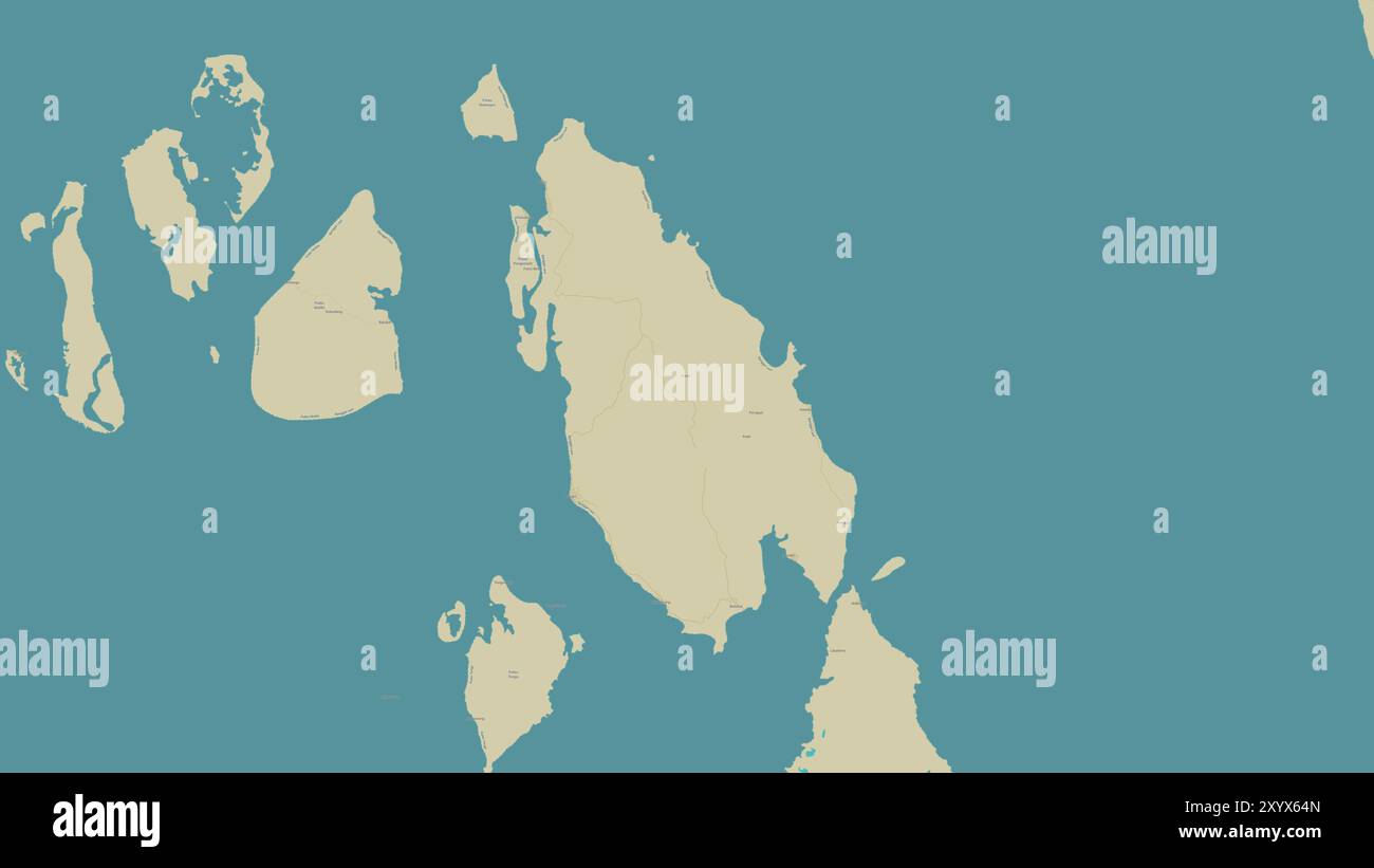 Pulau Salue Besar in the Banda Sea on a topographic, OSM Humanitarian style map Stock Photo - Alamy