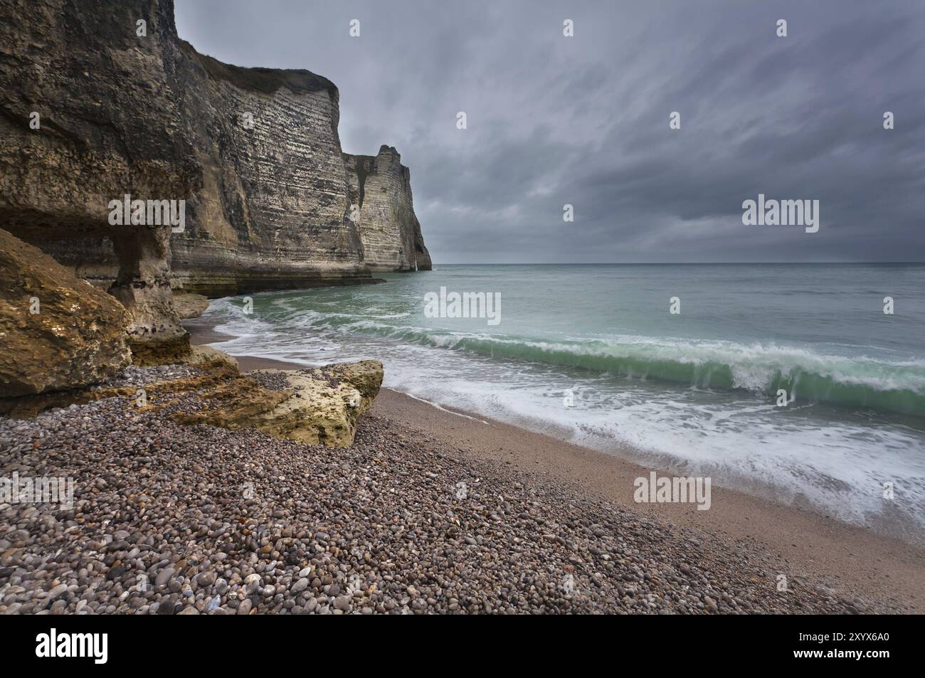 France normandy normandie etretat weather hi-res stock photography and ...